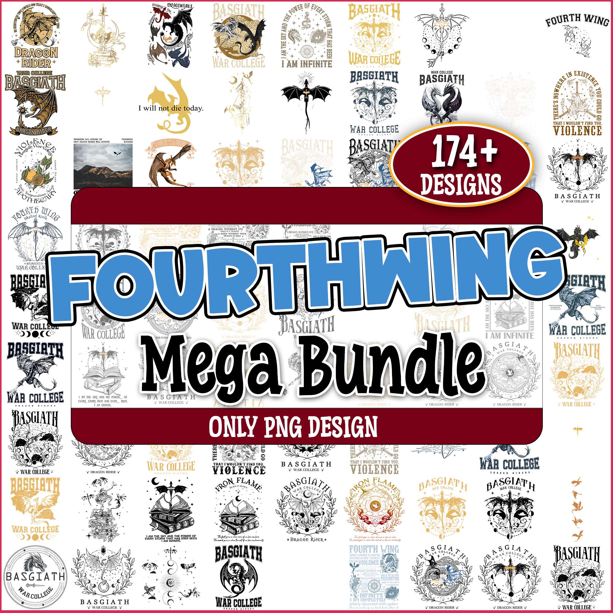 Fourth wing image png bundle, basgiath war college png, fourth wing se ...