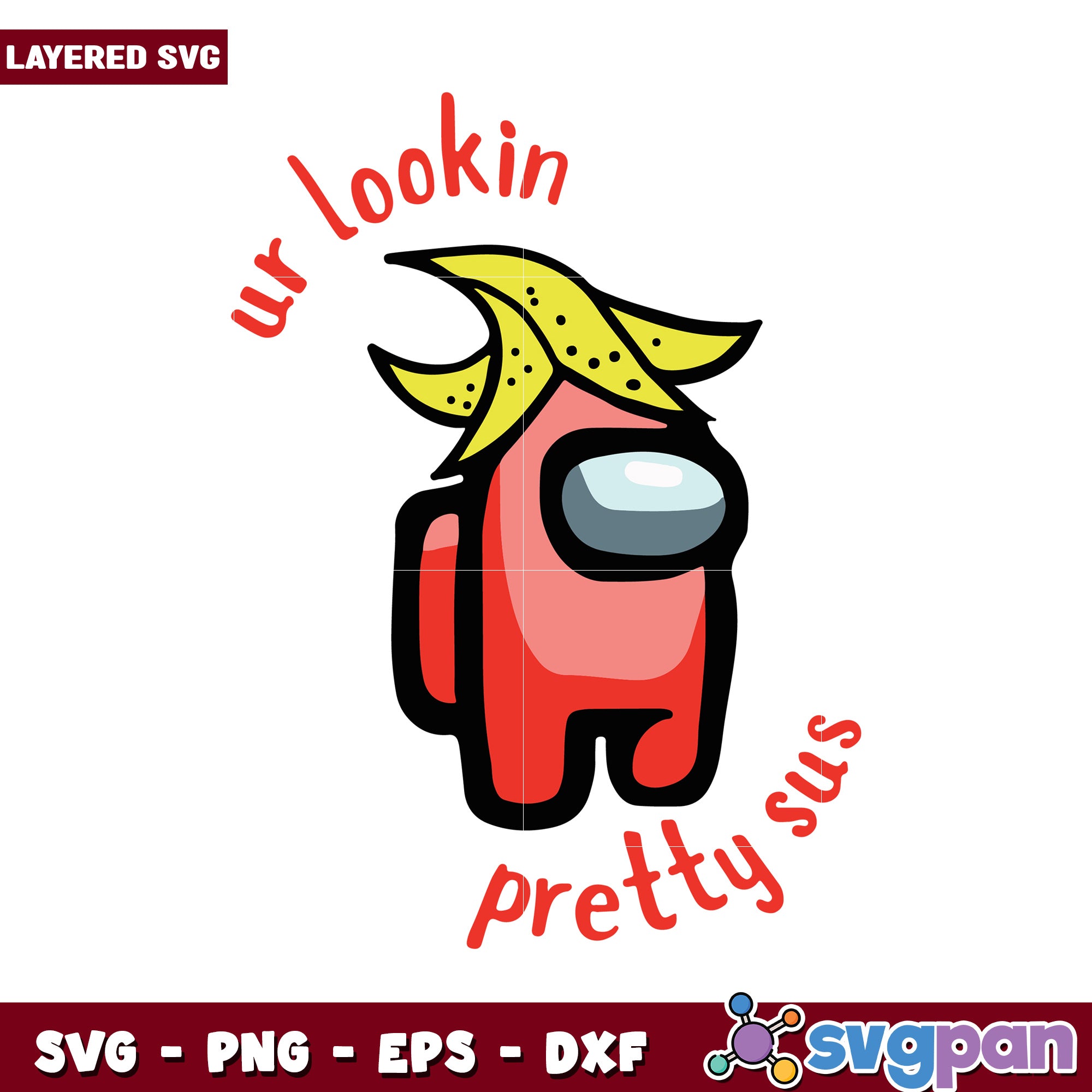 Funny Among Us Character Design, perfect for SVG projects and crafts ...