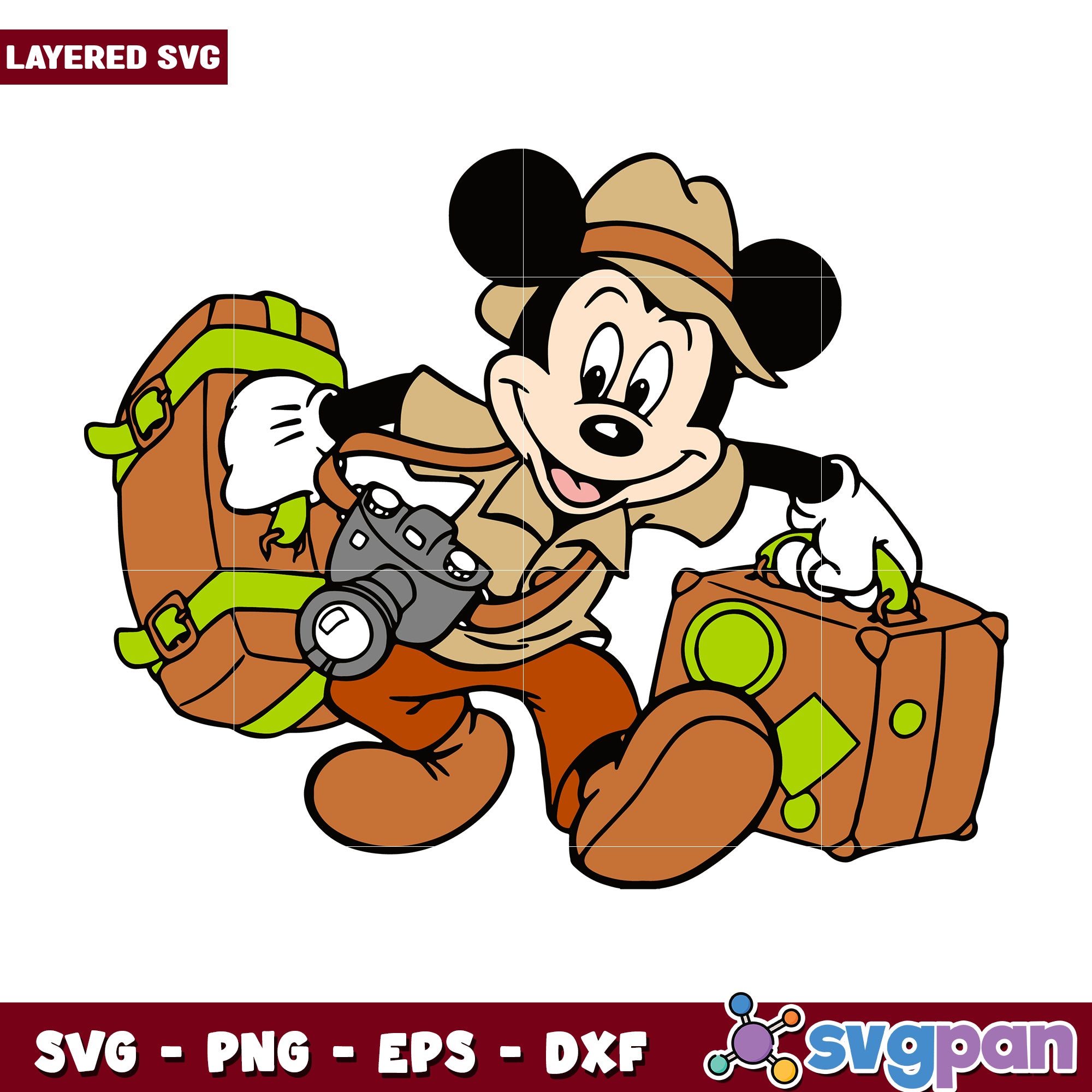Funny mickey mouse summer camp svg, disney characters svg, mickey mous ...