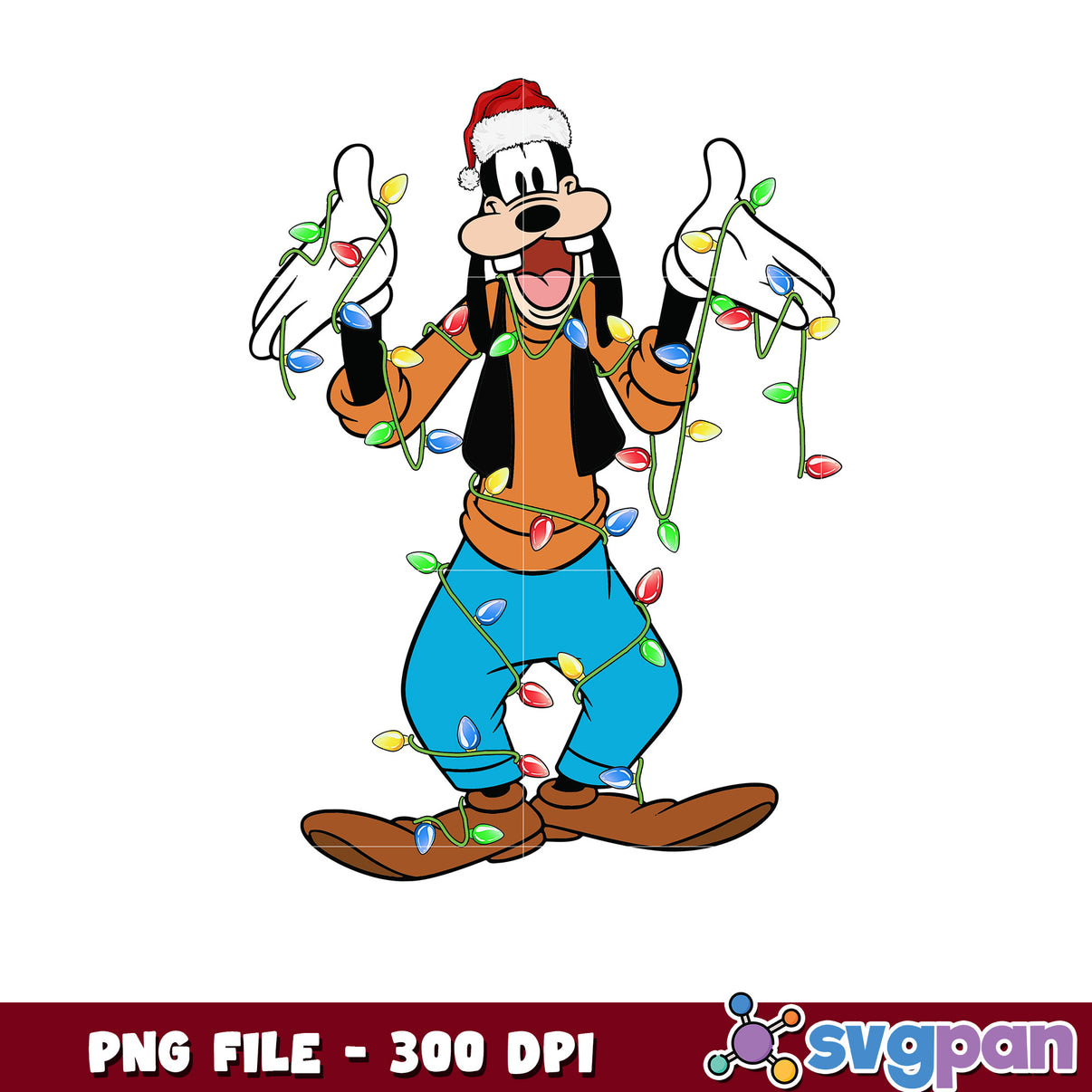 Goofy chirstmas light png, merry christmas png, holiday png – svgpan
