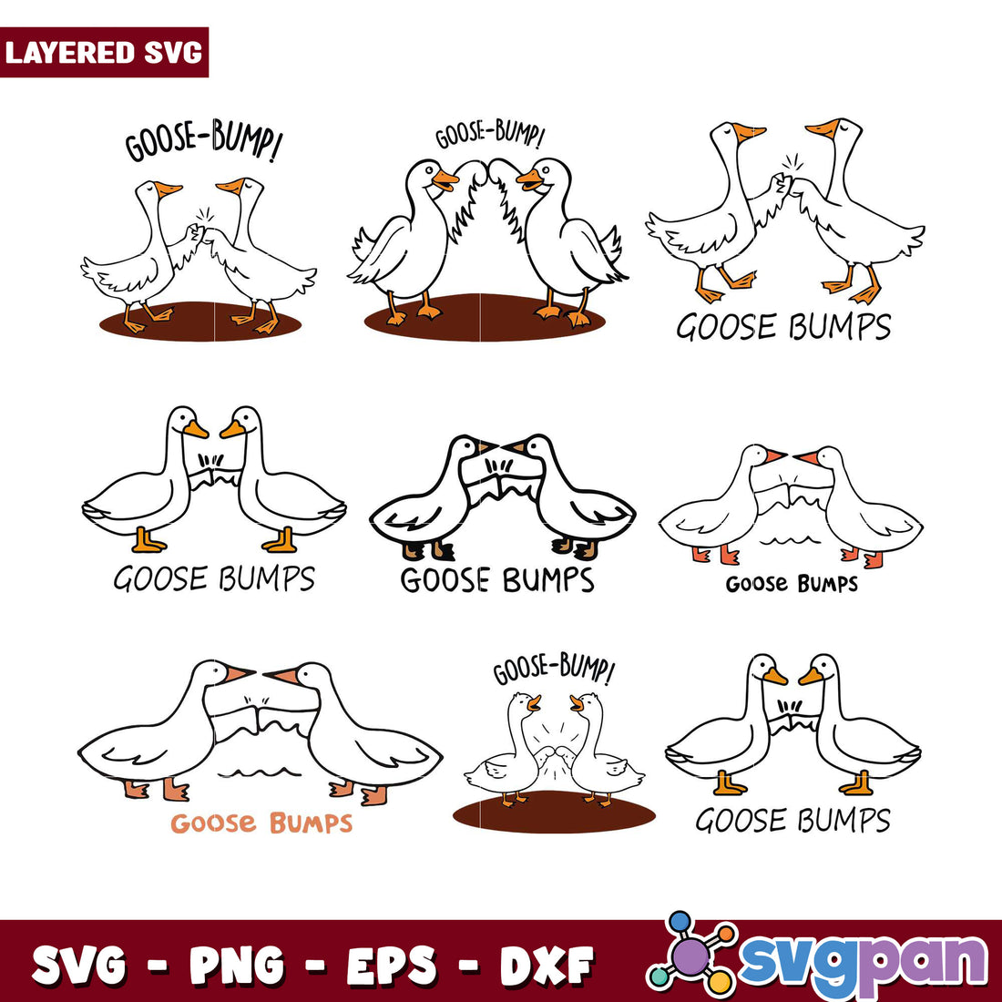 Goosebumps SVG Bundle Layered Designs – svgpan