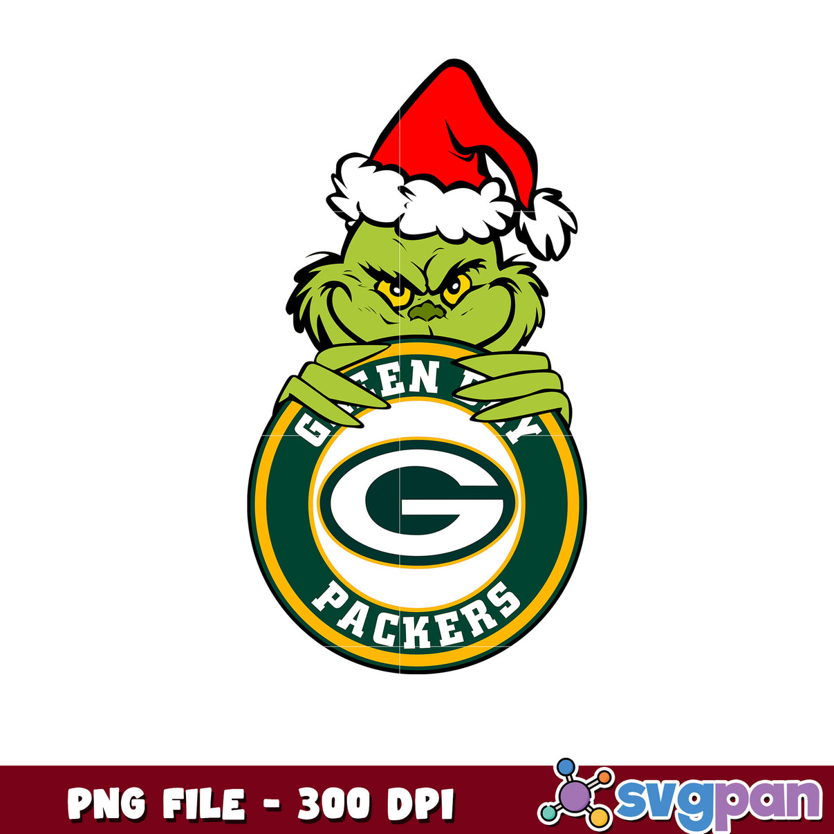 Green bay packers grinch design png, nfl teams png, super bowl 2025 pn ...