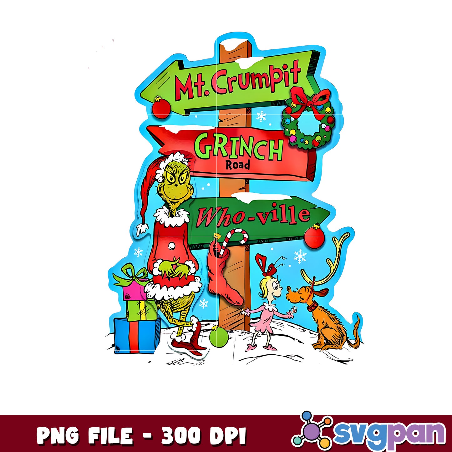 Grinch Road Whoville Mt Crumpit png, grinch costume png, grinch home p ...