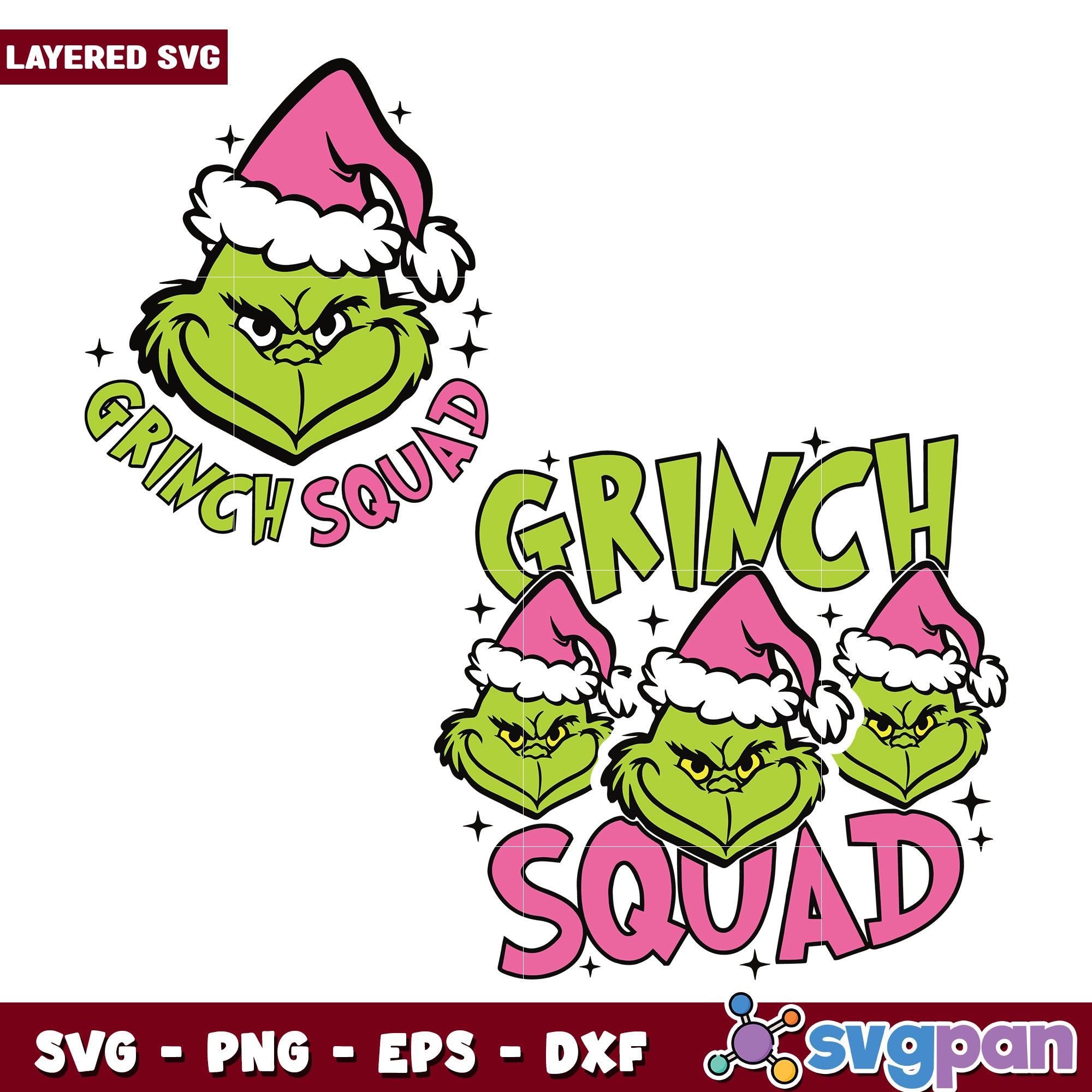 Grinch squad svg, grinch clipart svg, christmas grinch svg (2) – svgpan