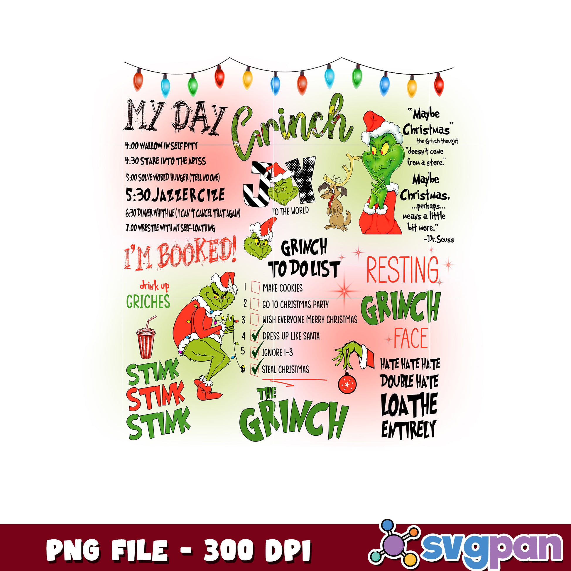 Grinch todo list png, blue grinch png, grinch cartoon png – svgpan