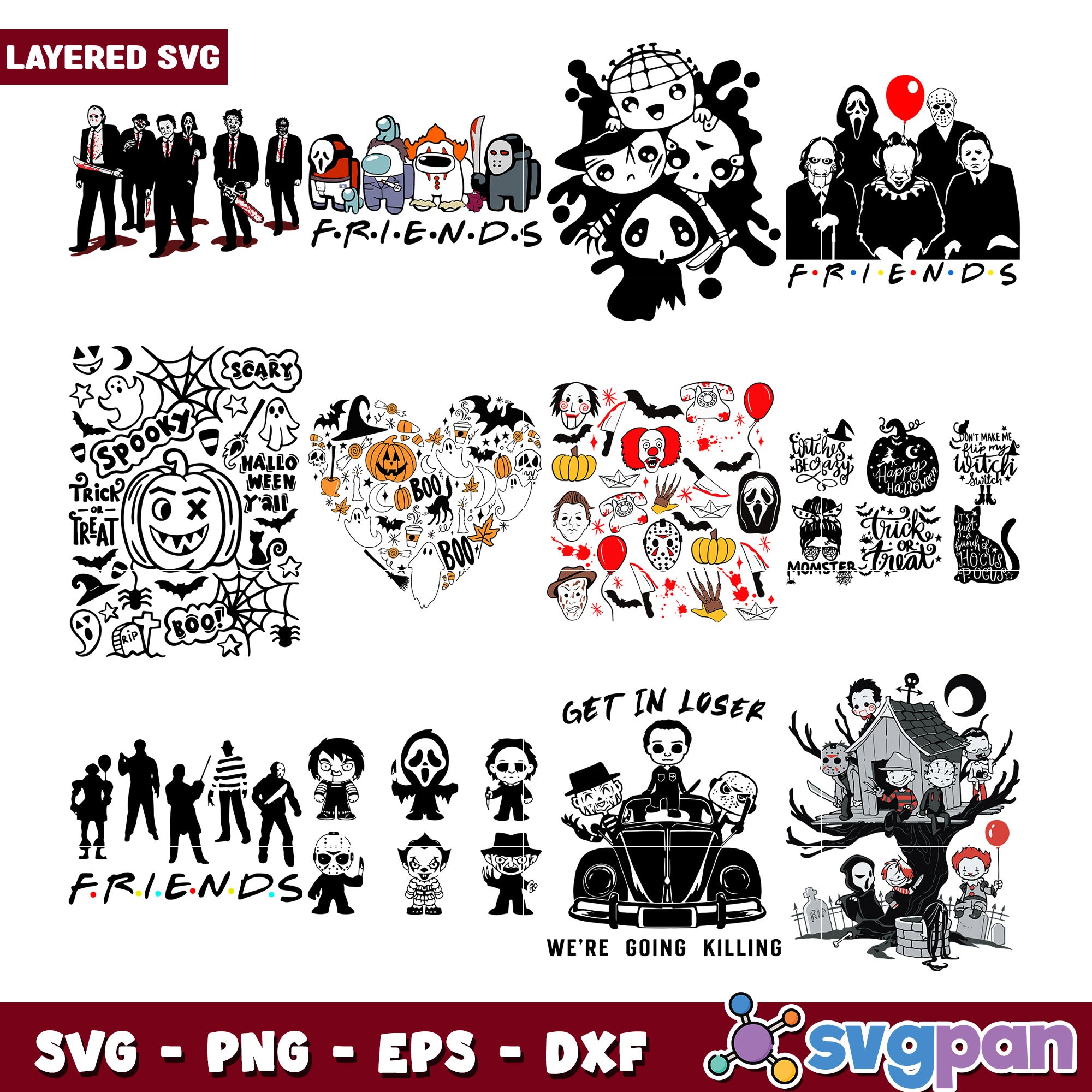Halloween Horror Movie SVG Bundle – svgpan