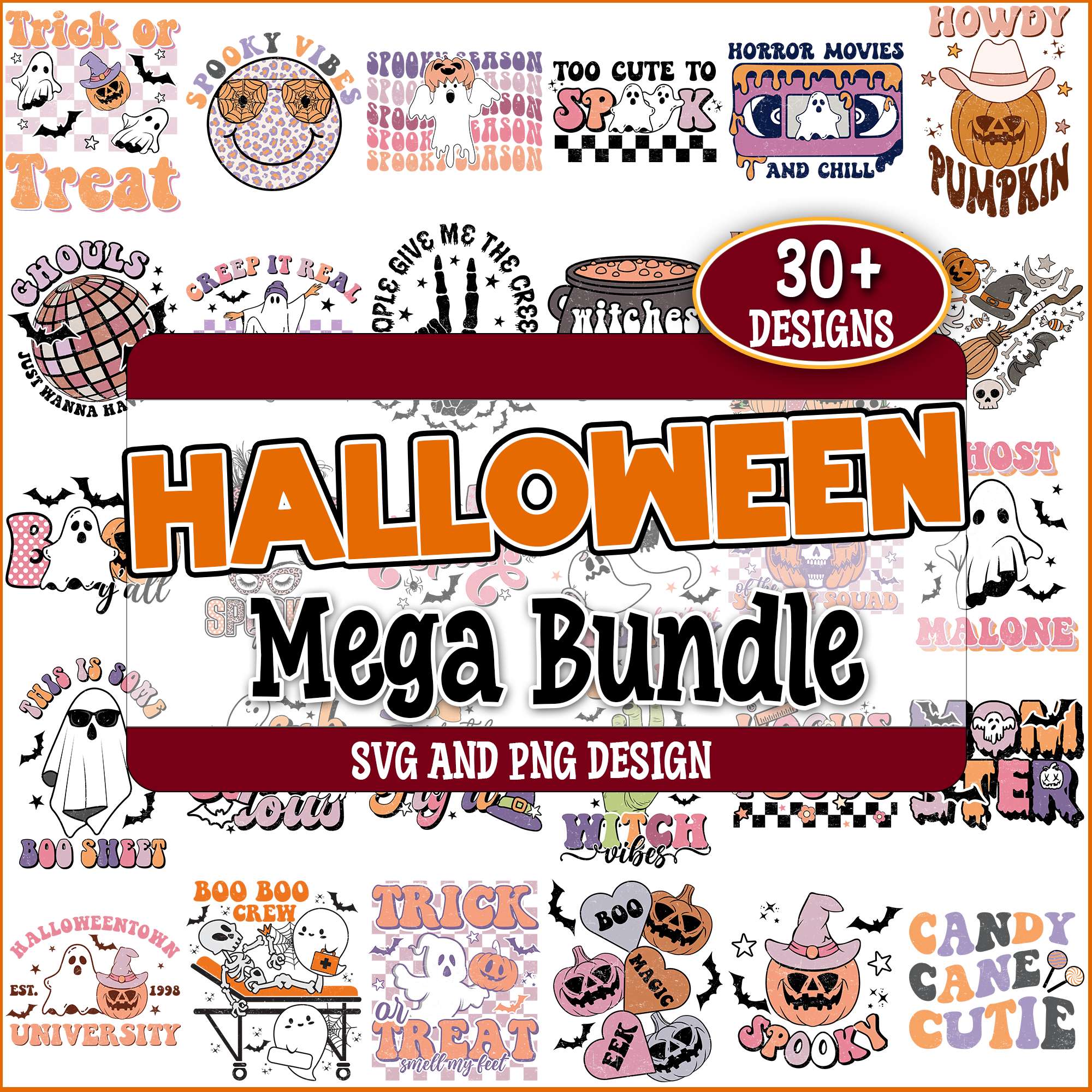 Haloween spooky svg bundle, halloween spirit svg, halloween candy svg ...