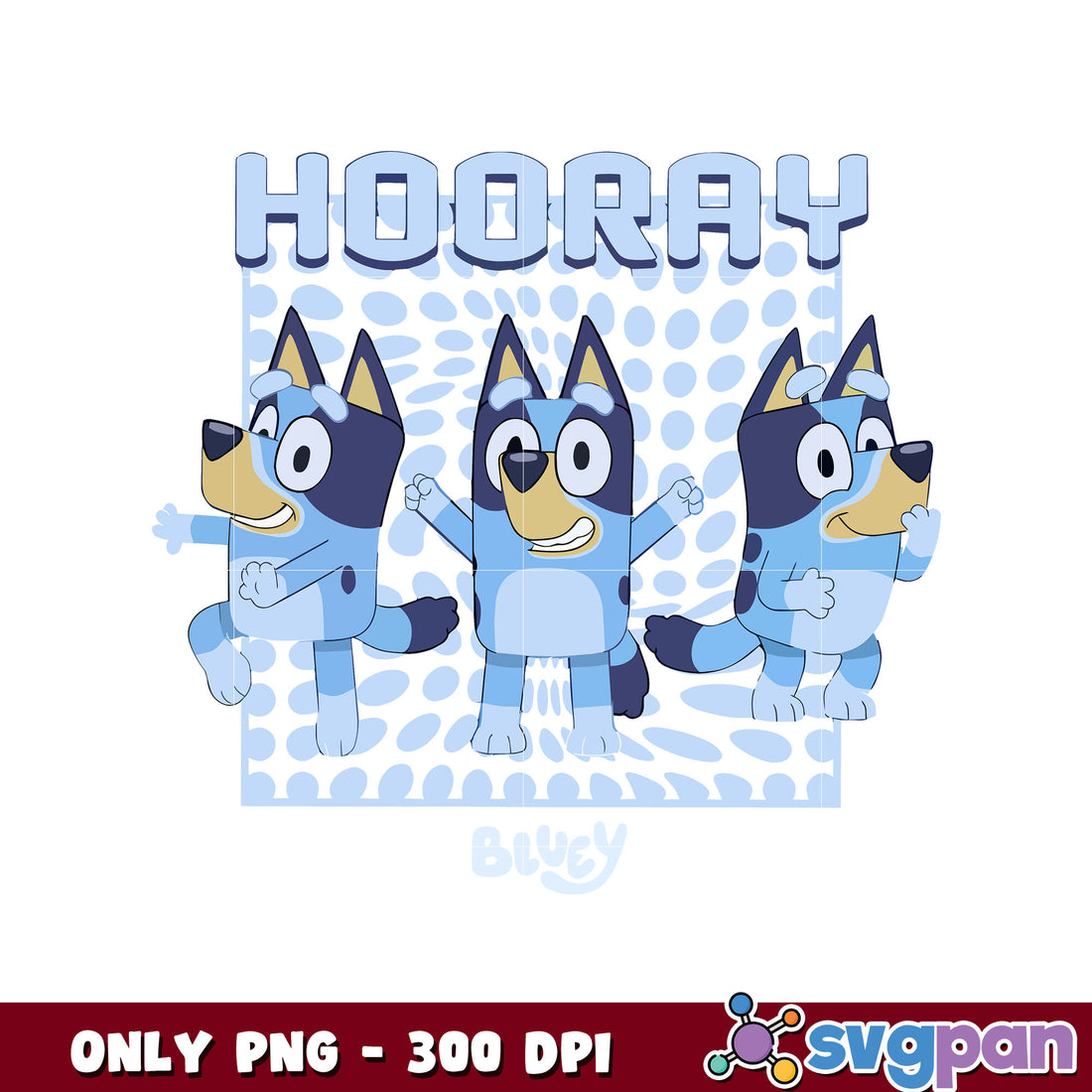 Hooray bluey dog cartoon design png, bluey characters png – svgpan