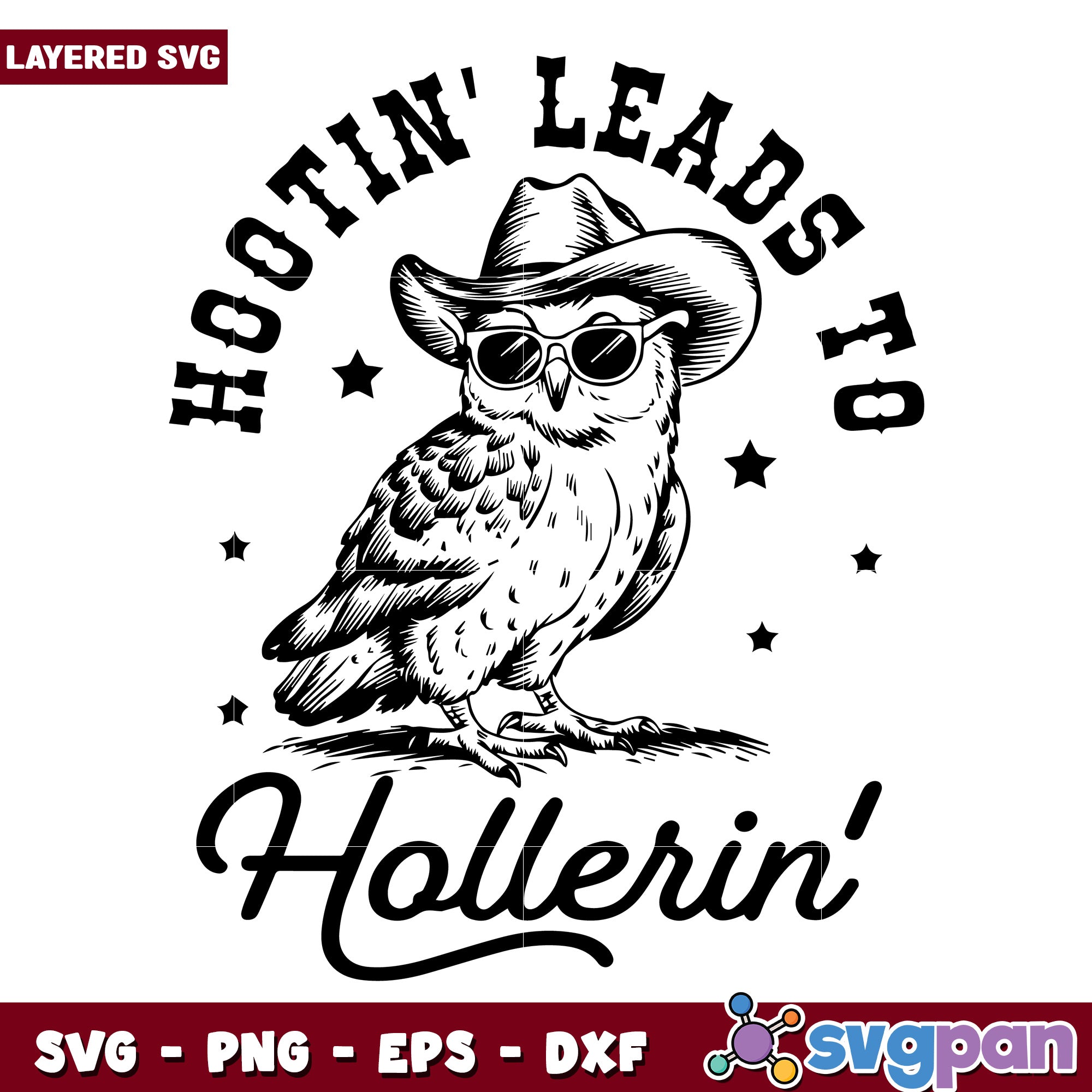 Hootin leads to hollerin svg, southern humor quote svg, funny country ...