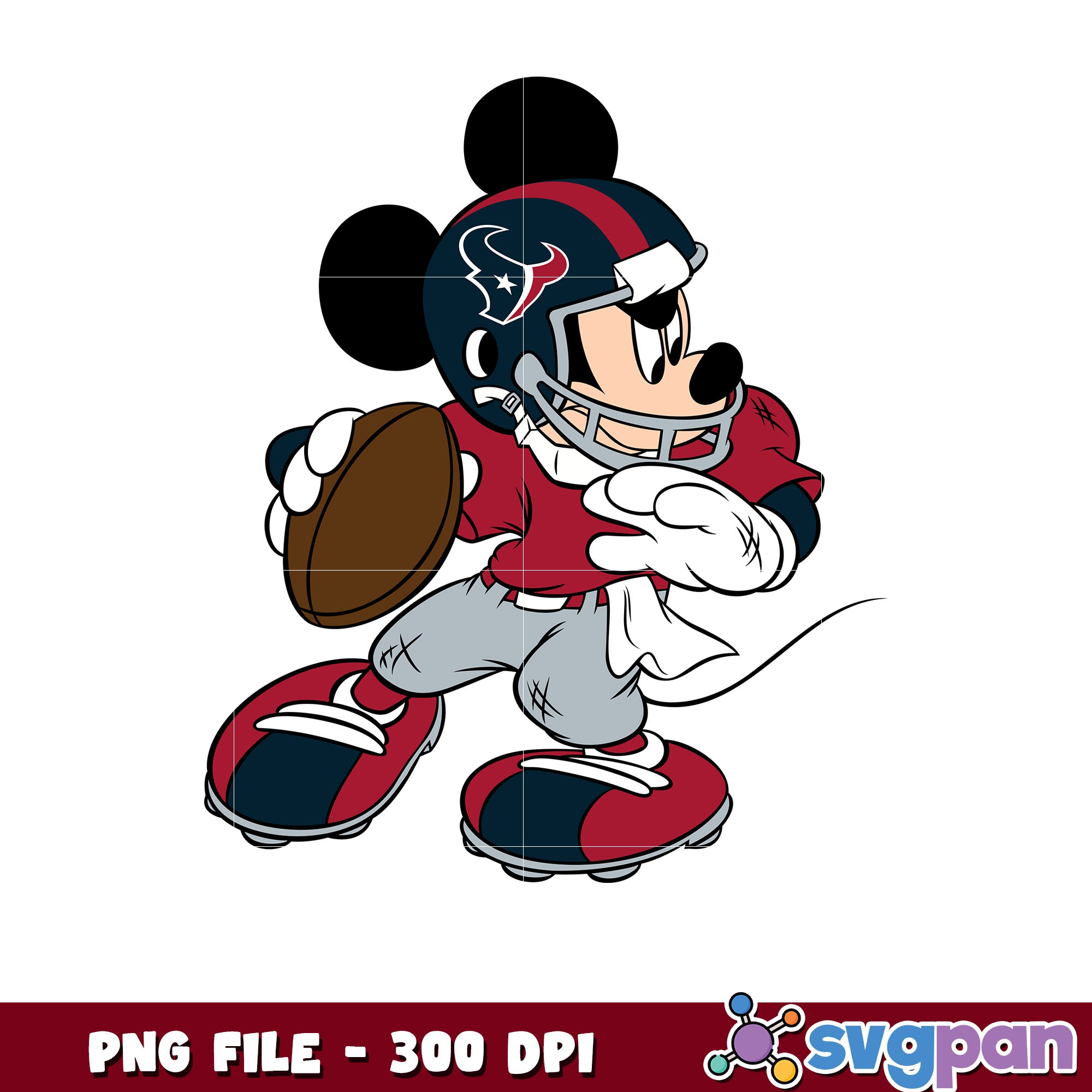 Houston texans nfl mickey mouse logo png, american football league png ...