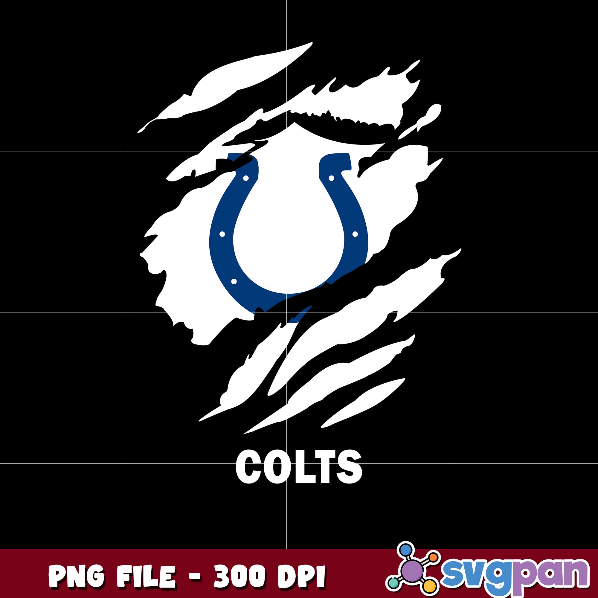 Indianapolis colts team logo png, nfl colts horseshoe png, blue and wh ...