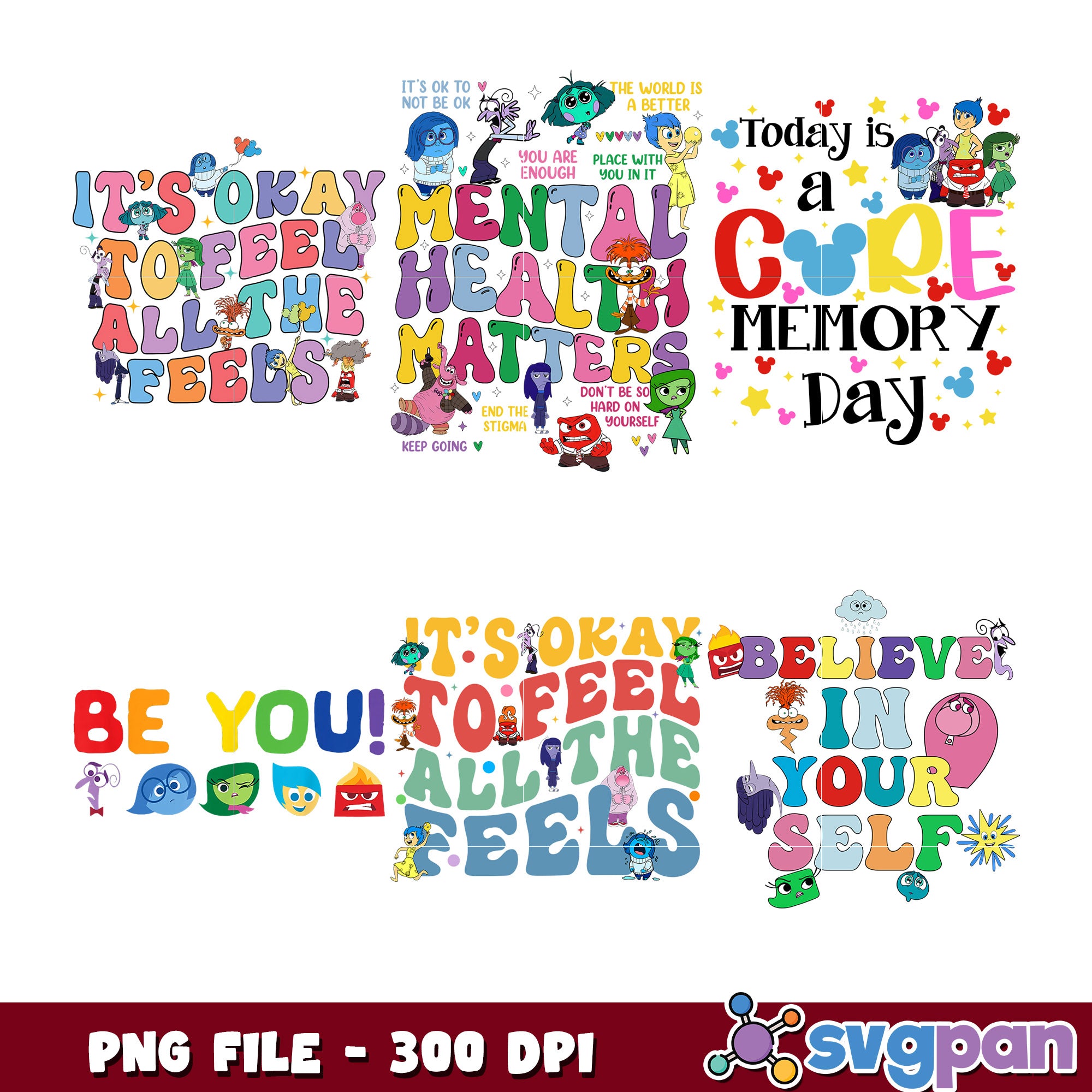Inside Out Mental Health Bundle PNG – svgpan