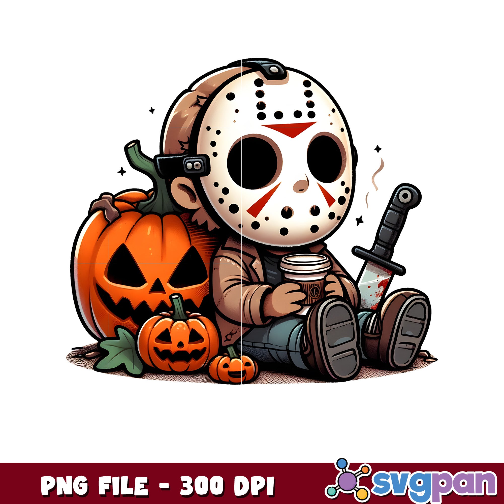 Killer jason chibi png, spirit halloweenpng, halloween costumes png ...