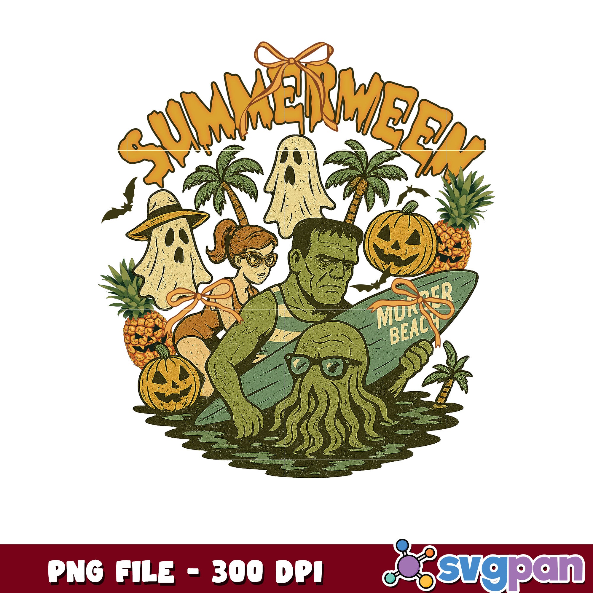 Killer summerween png, trick or treat png, halloween cartoon png – svgpan