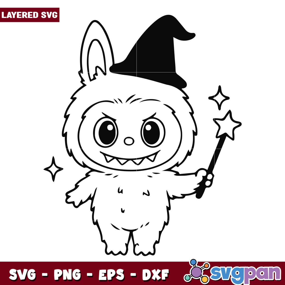 Labubu magic svg, labubu clothing svg, new labubu svg – svgpan