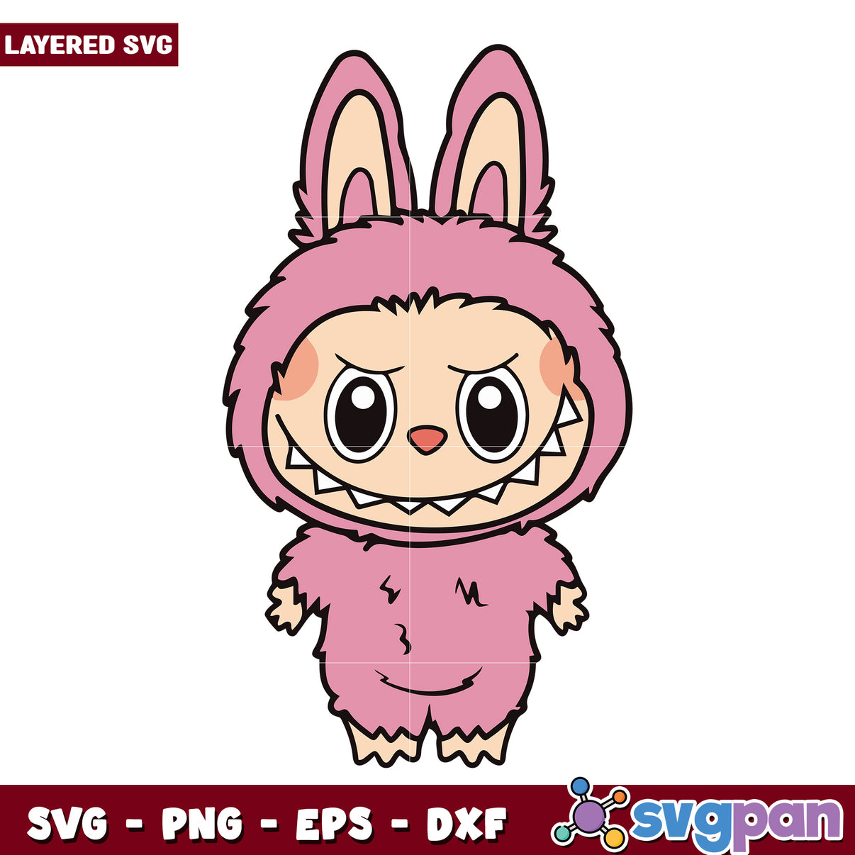 Labubu pink svg, pink labubu svg, labubu outfits svg – svgpan