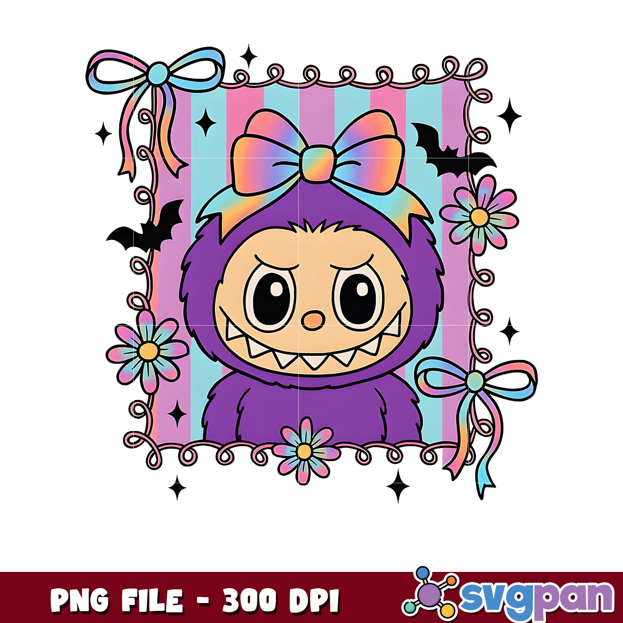 Labubu purple colorful png, labubu keychain png, labubu doll png – svgpan