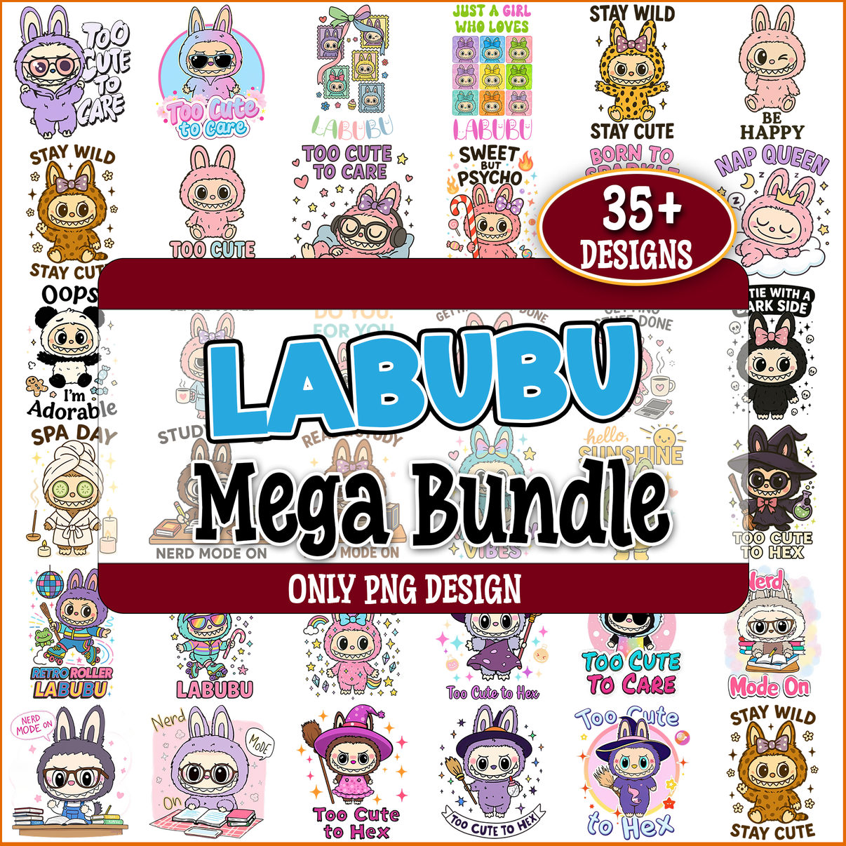 Labubu sublimation png bundle, labubu near me png, labubu popmart png ...