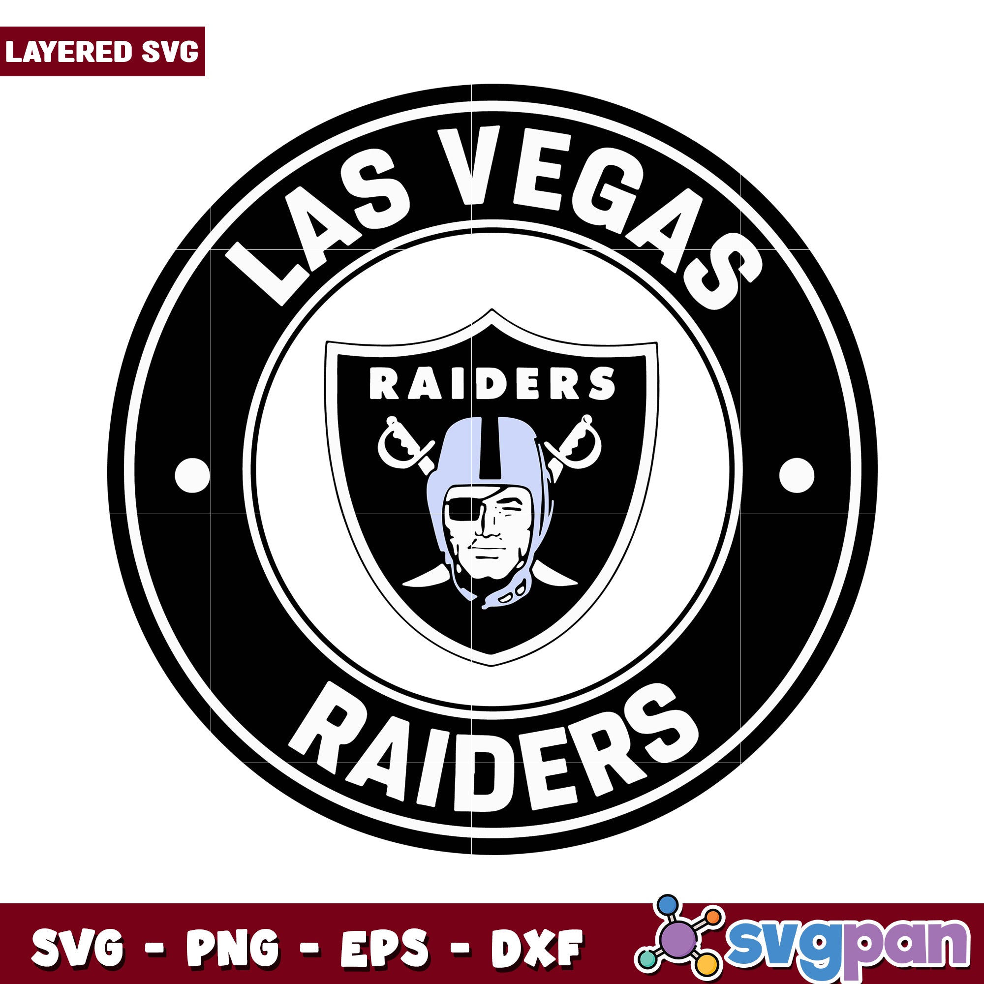 Las Vegas Raiders logo SVG file for crafting projects, layered design ...