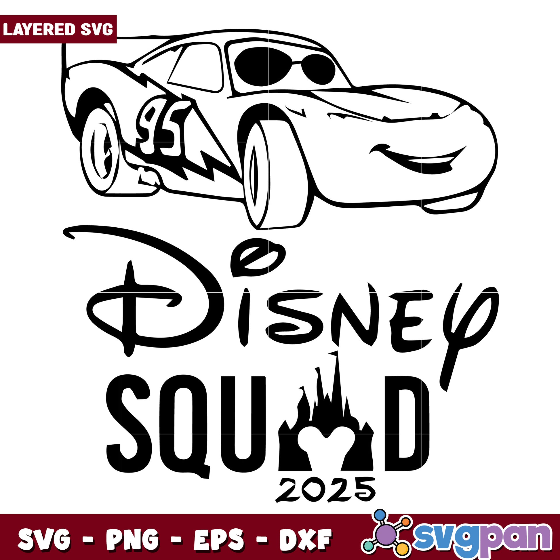 Lightning mac queen disney squad svg, disney and characters svg, disne ...