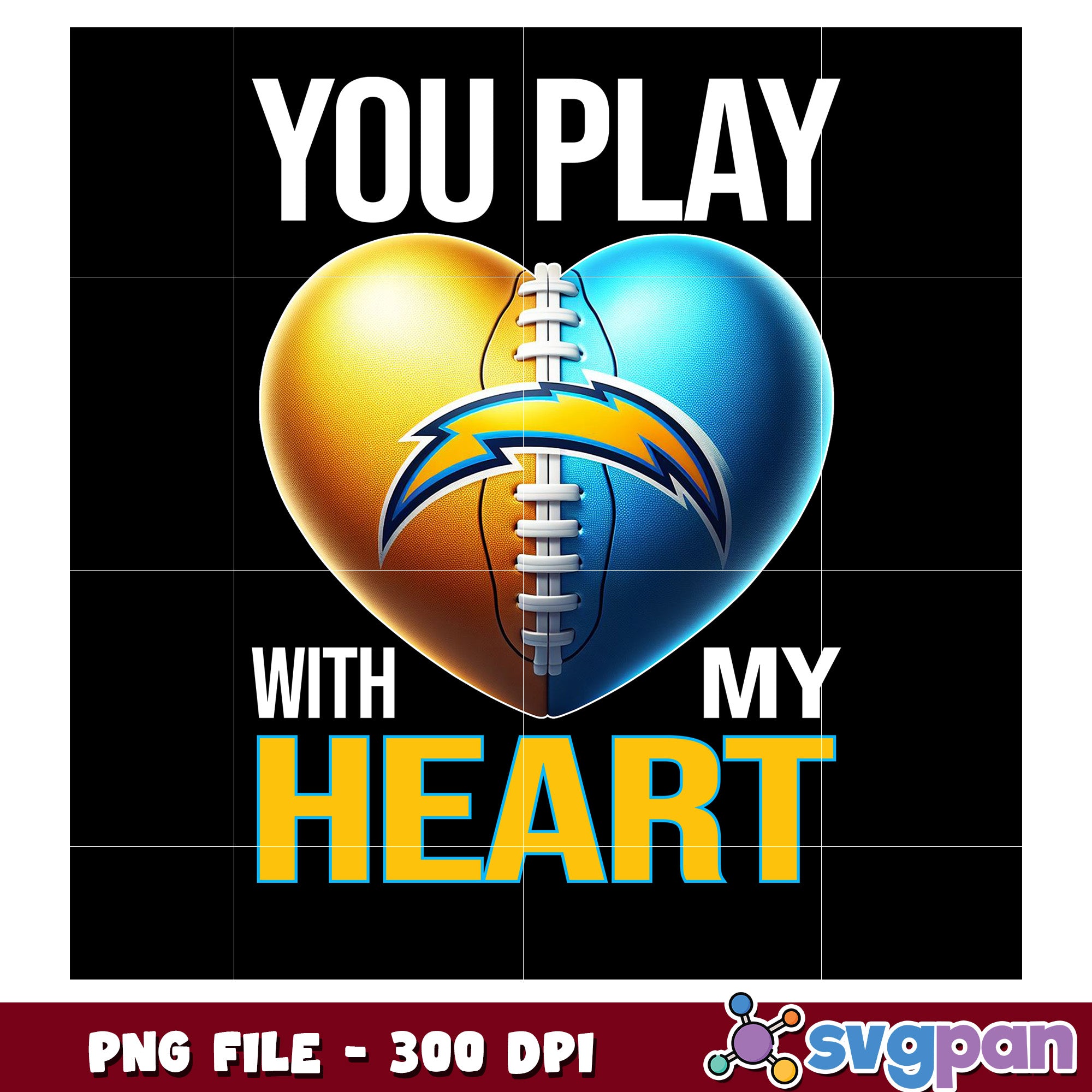 Los angeles chargers nfl heart png, super bowl 2025 png, nfl games tod ...