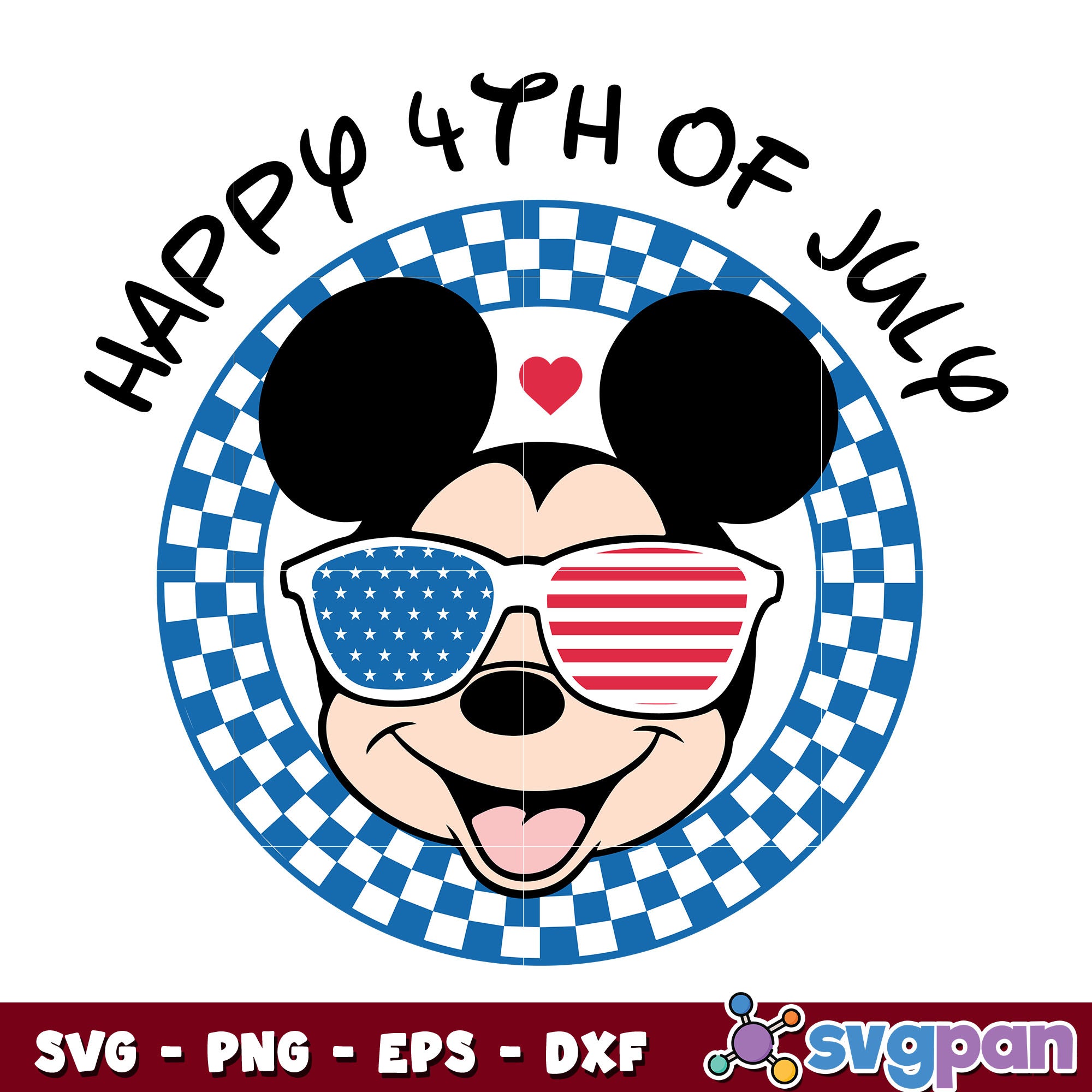 Mickey daddy happy 4th of july svg, july 4th mickey mouse svg – svgpan
