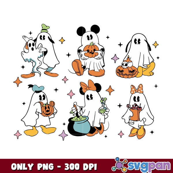 Mickey friends ghost png, mickey png, disney halloween png – svgpan