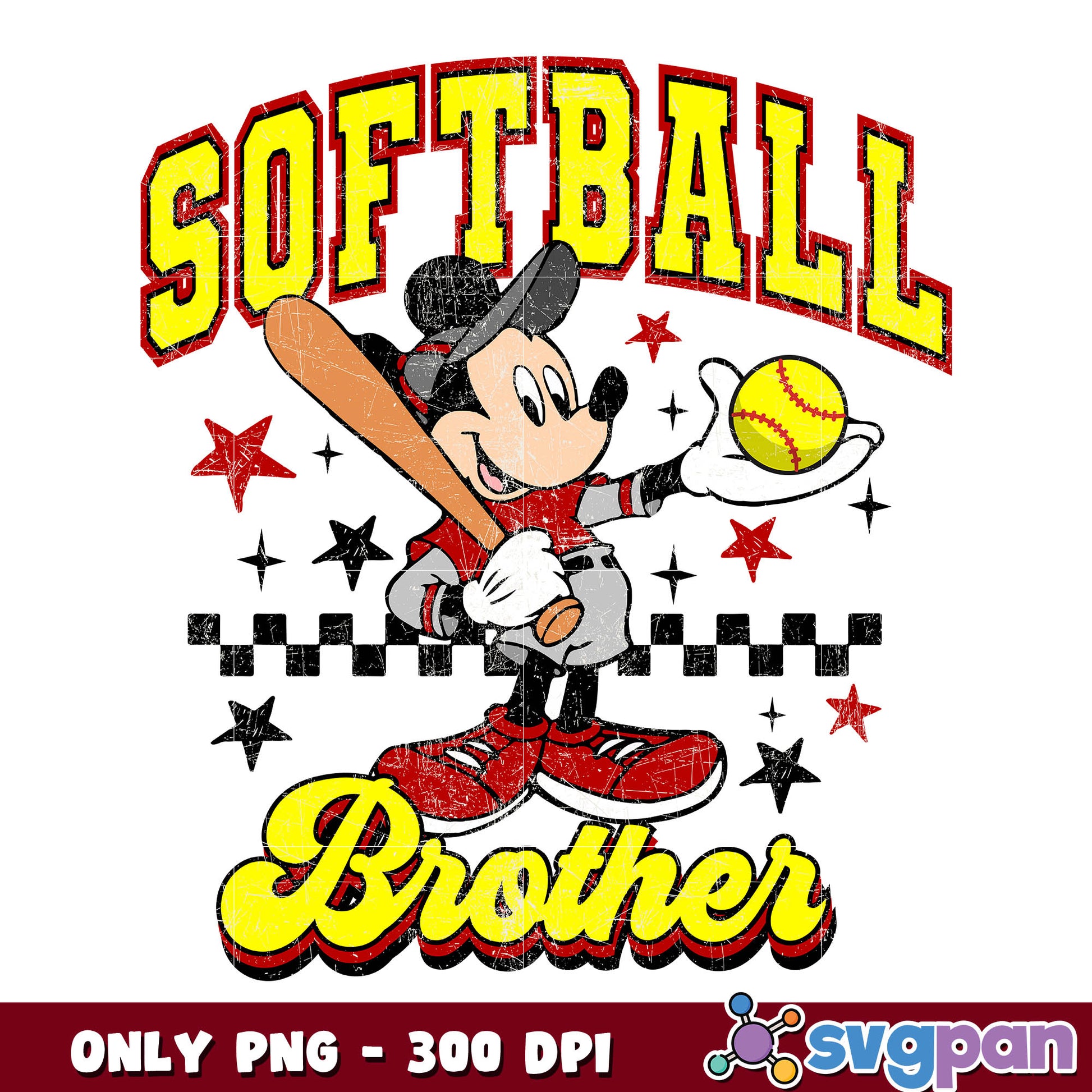 Mickey mouse softball brother png, mickey disney png, mickey baseball ...