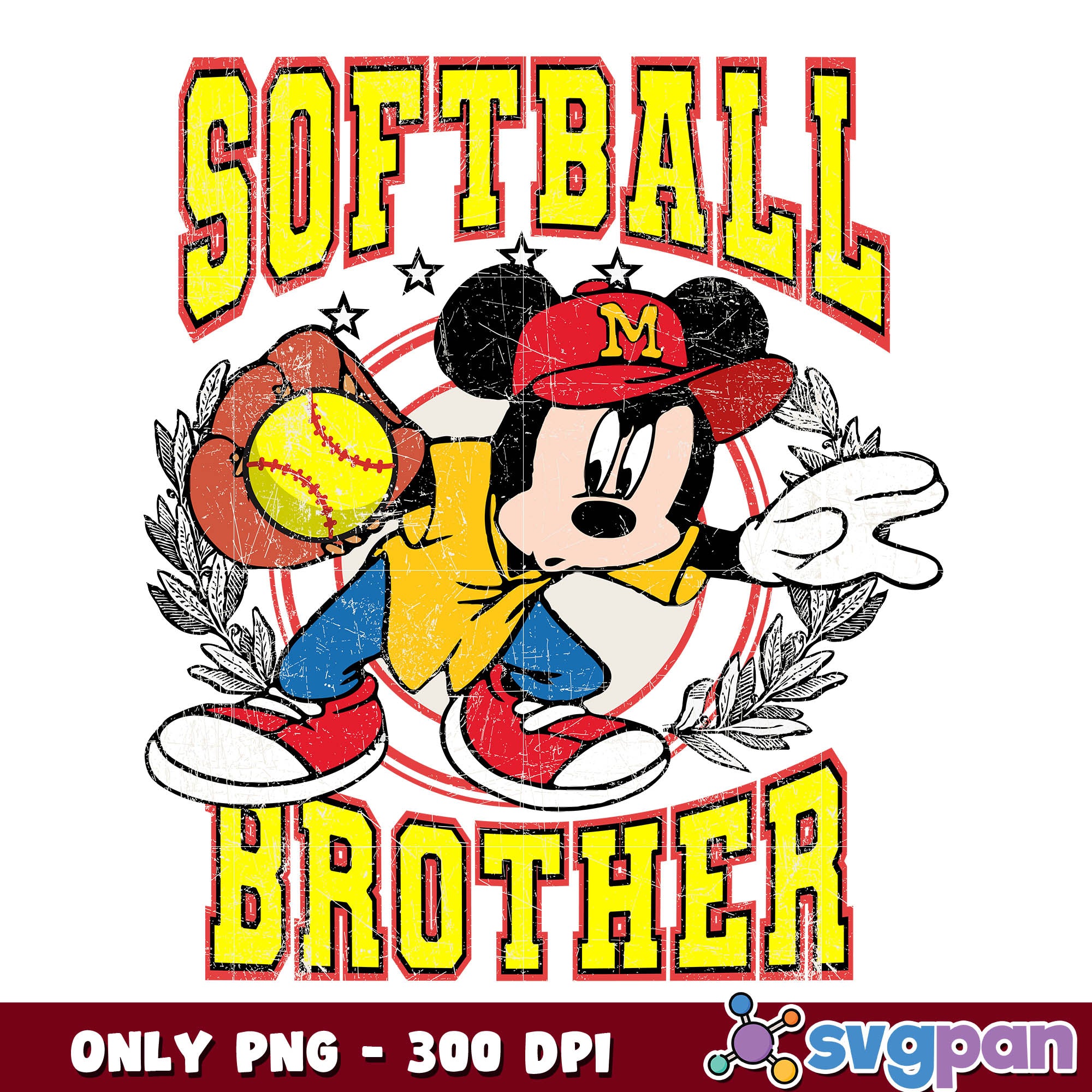 Mickey mouse softball brother png, mickey mouse baseball ball png – svgpan