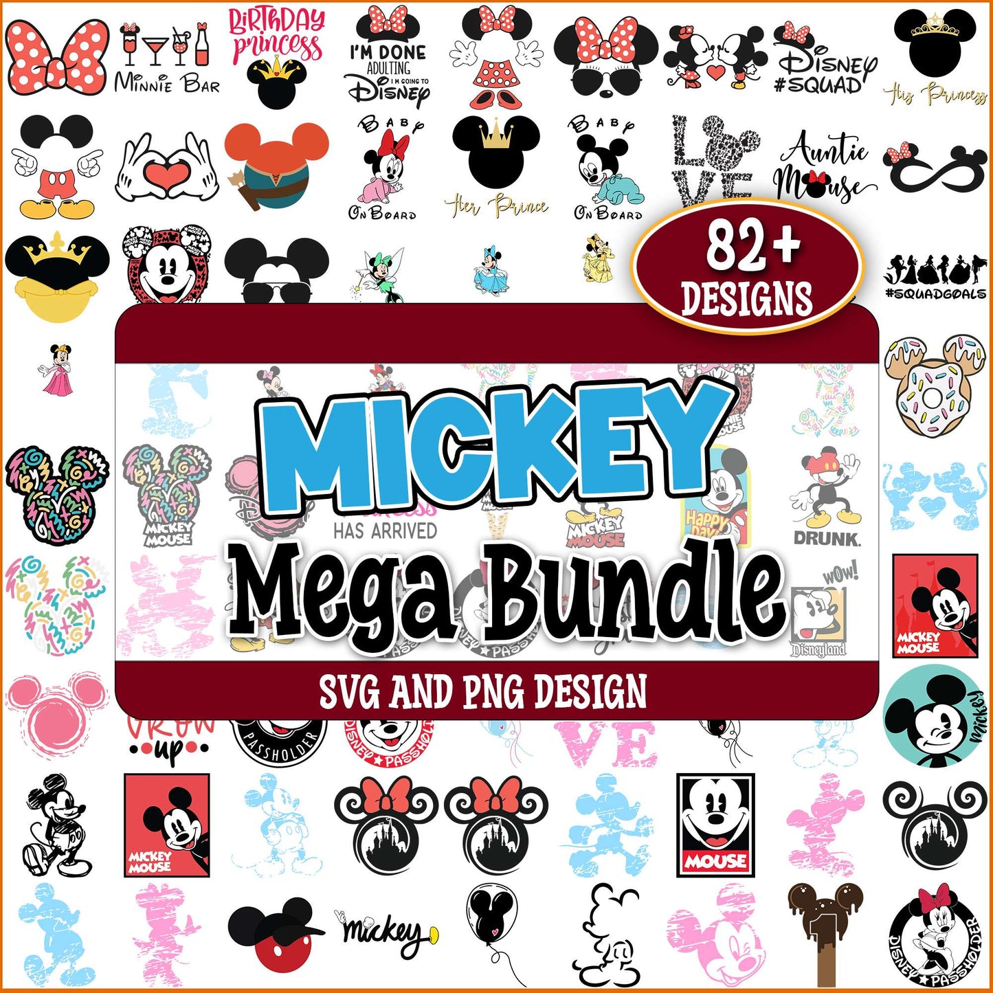 Minnie bar svg bundle, mickey mouse toys svg, mickey mouse drawing svg ...