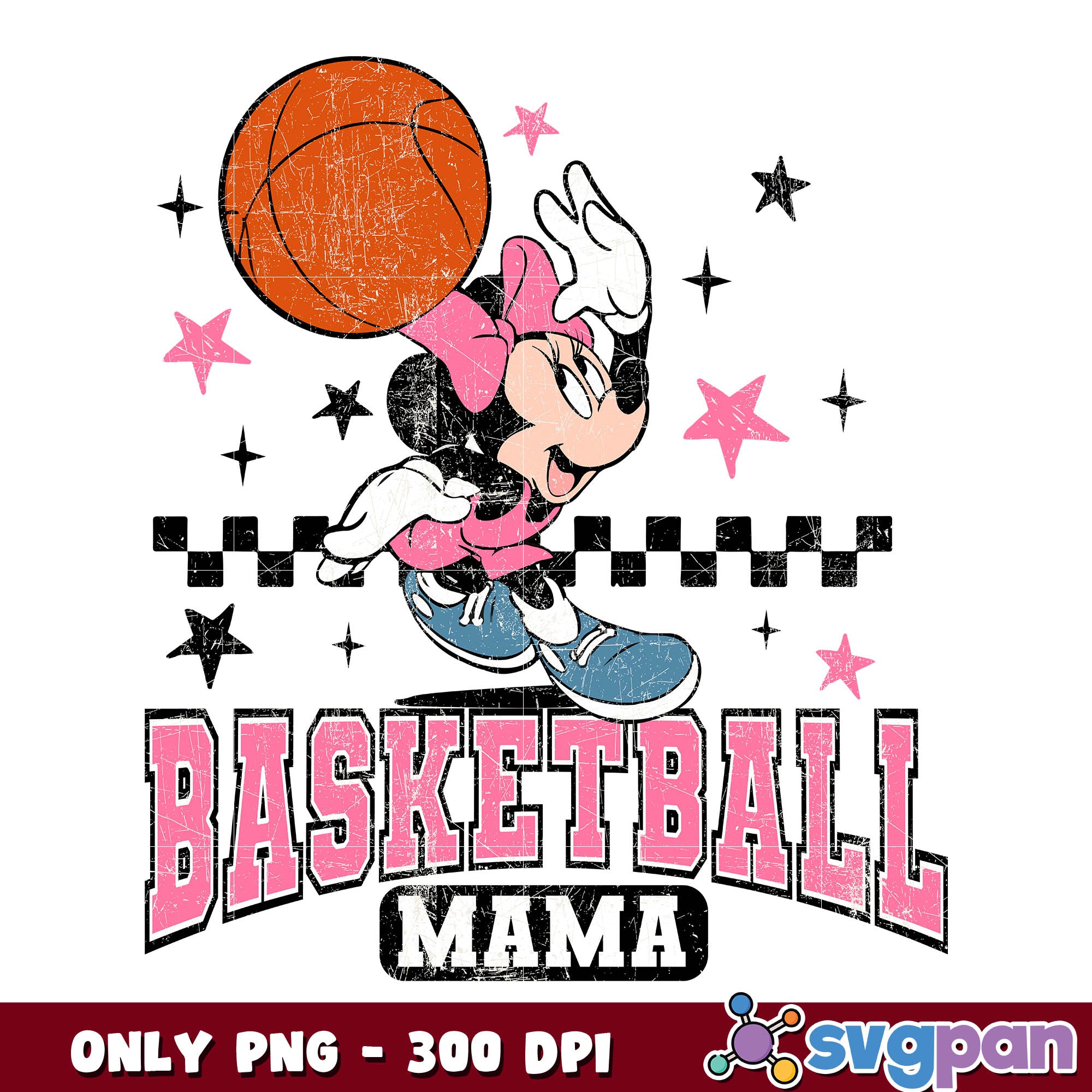 Minnie basketball mama png, minnie mouse basketball png – svgpan