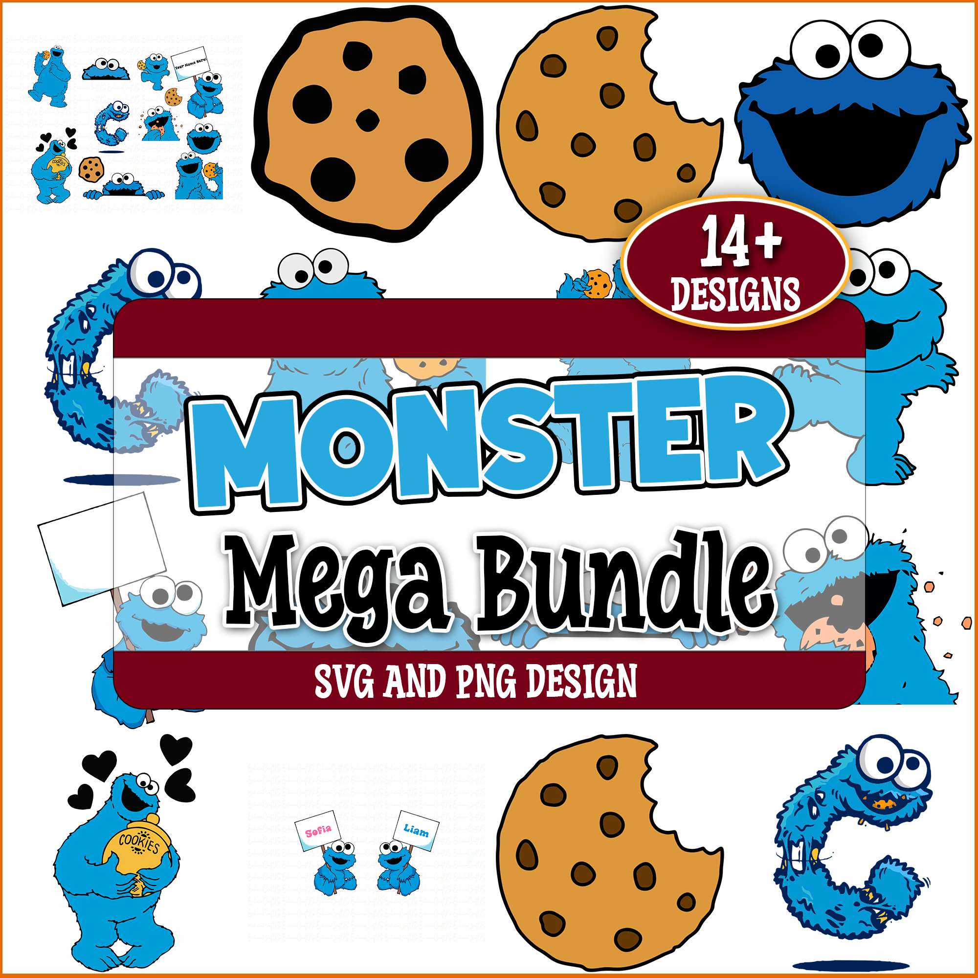 Monster svg bundle, monster house svg, cookie monster svg – svgpan