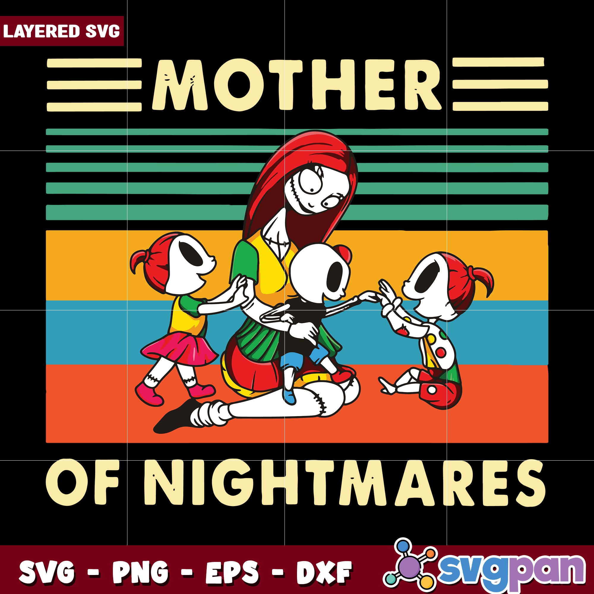 Mother of nightmares svg, happy halloween svg, spooky season svg – svgpan