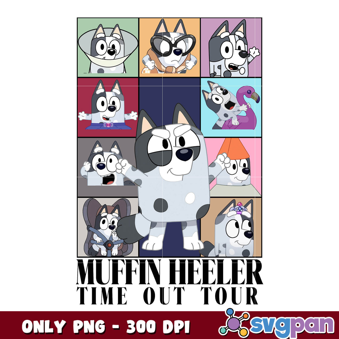Muffin the eras tour png, bluey png , Taylor swift bluey png – svgpan