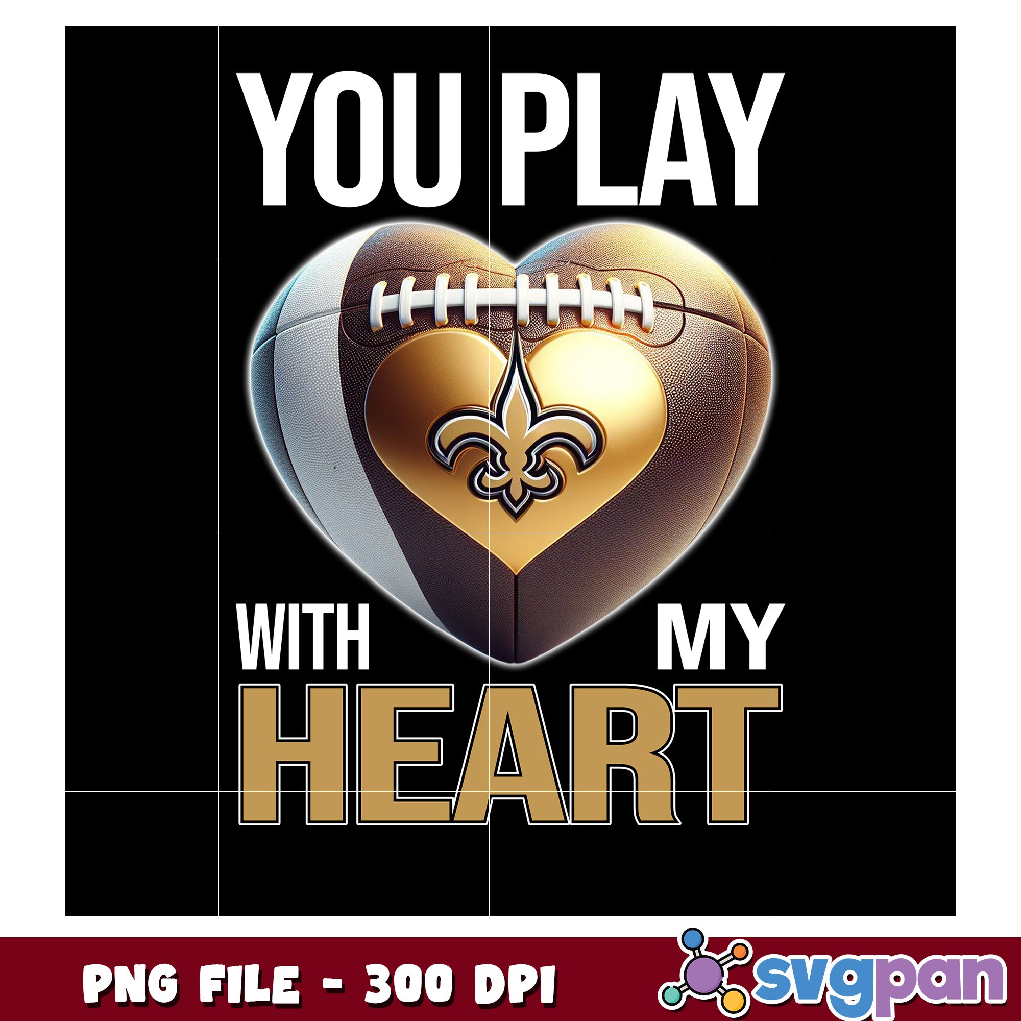 New orleans saints nfl heart png, super bowl 2025 png, nfl games today ...