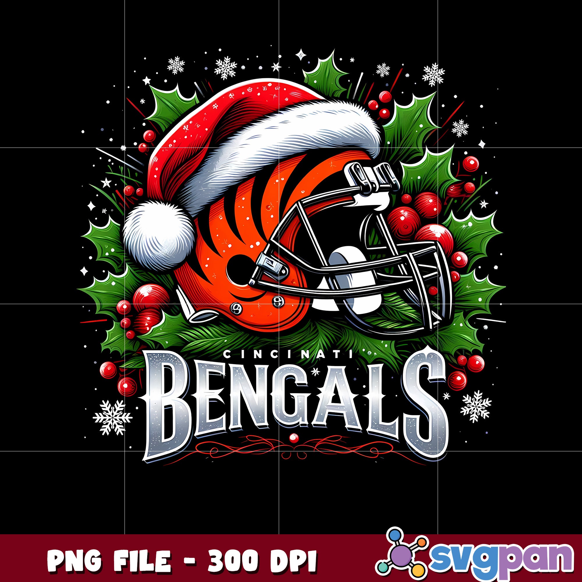 Nfl christmas cincinnati bengals png, super bowl 2025 png, american ru ...