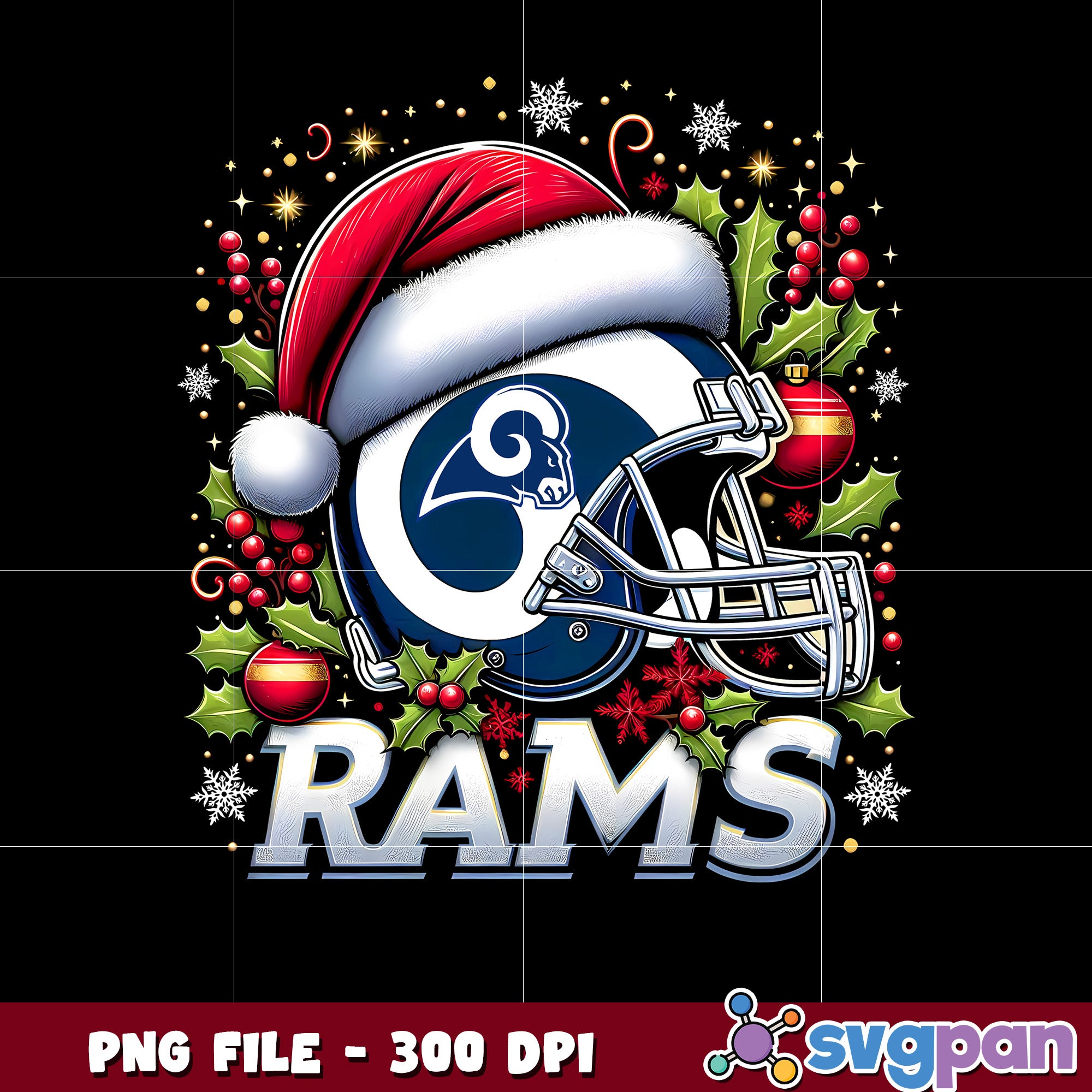 Nfl christmas los angeles rams png, super bowl 2025 png, american rugb ...