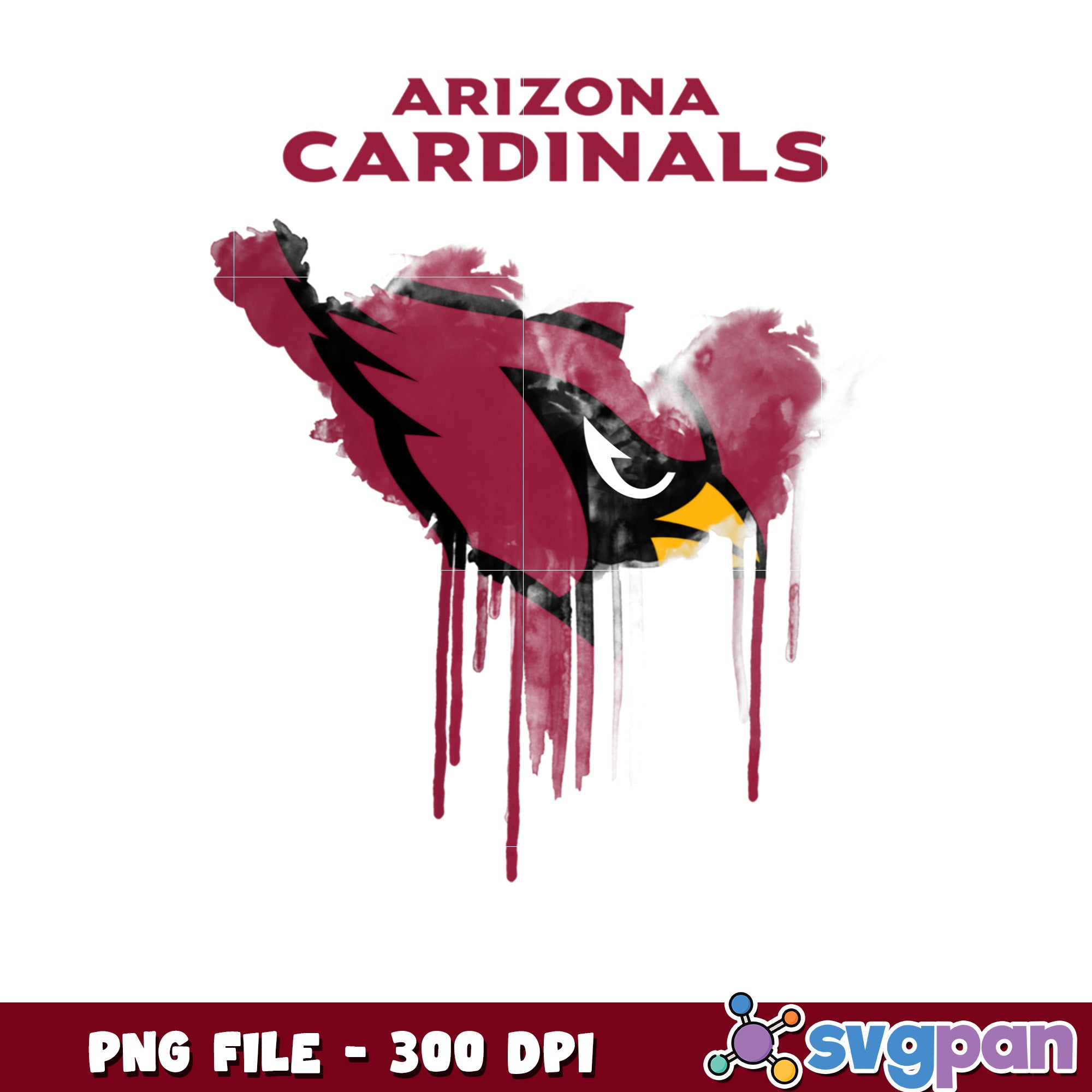 Nfl paint drip arizona cardinals png, nfl teams 2025 png, national foo ...
