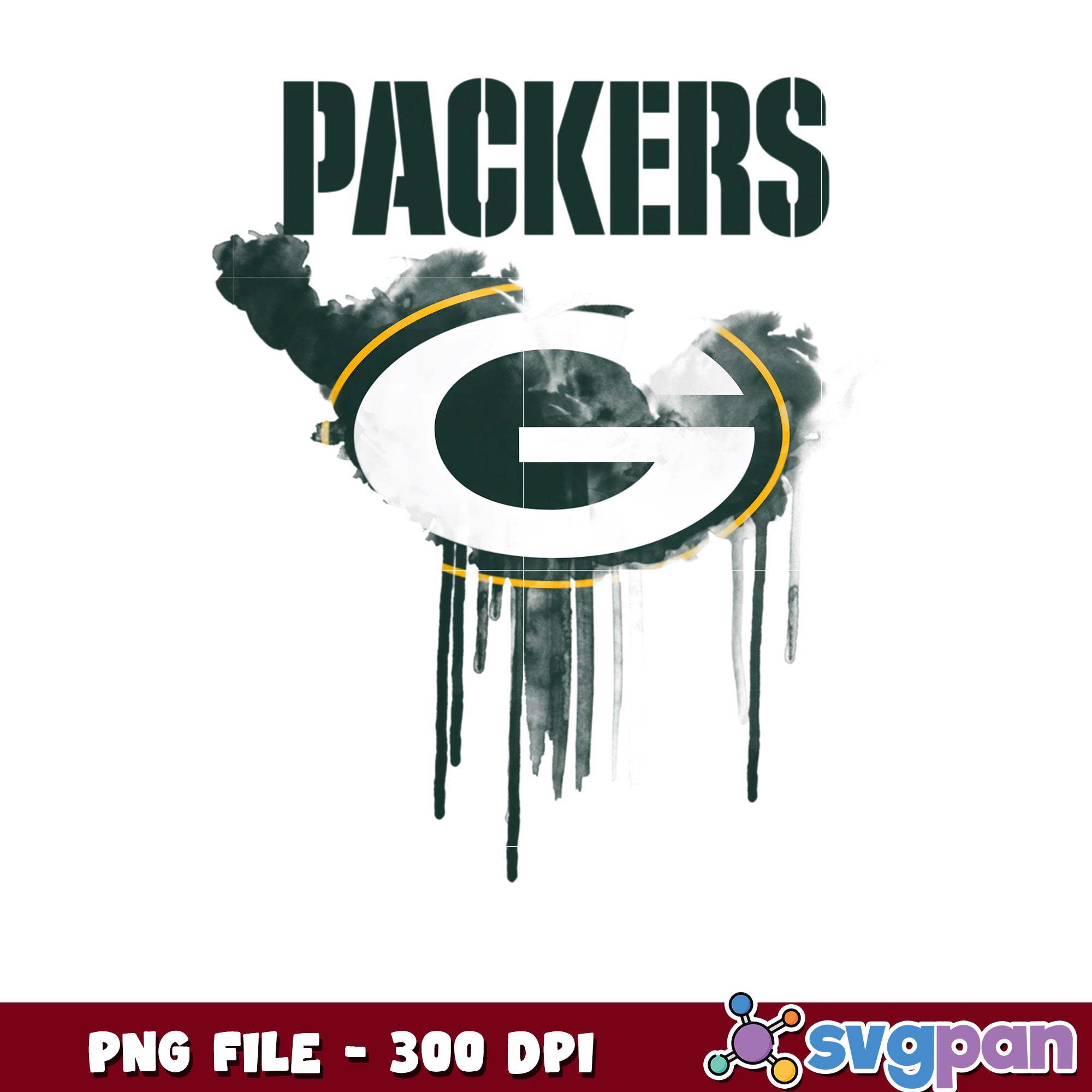 Nfl paint drip green bay packers png, nfl teams 2025 png, national foo ...