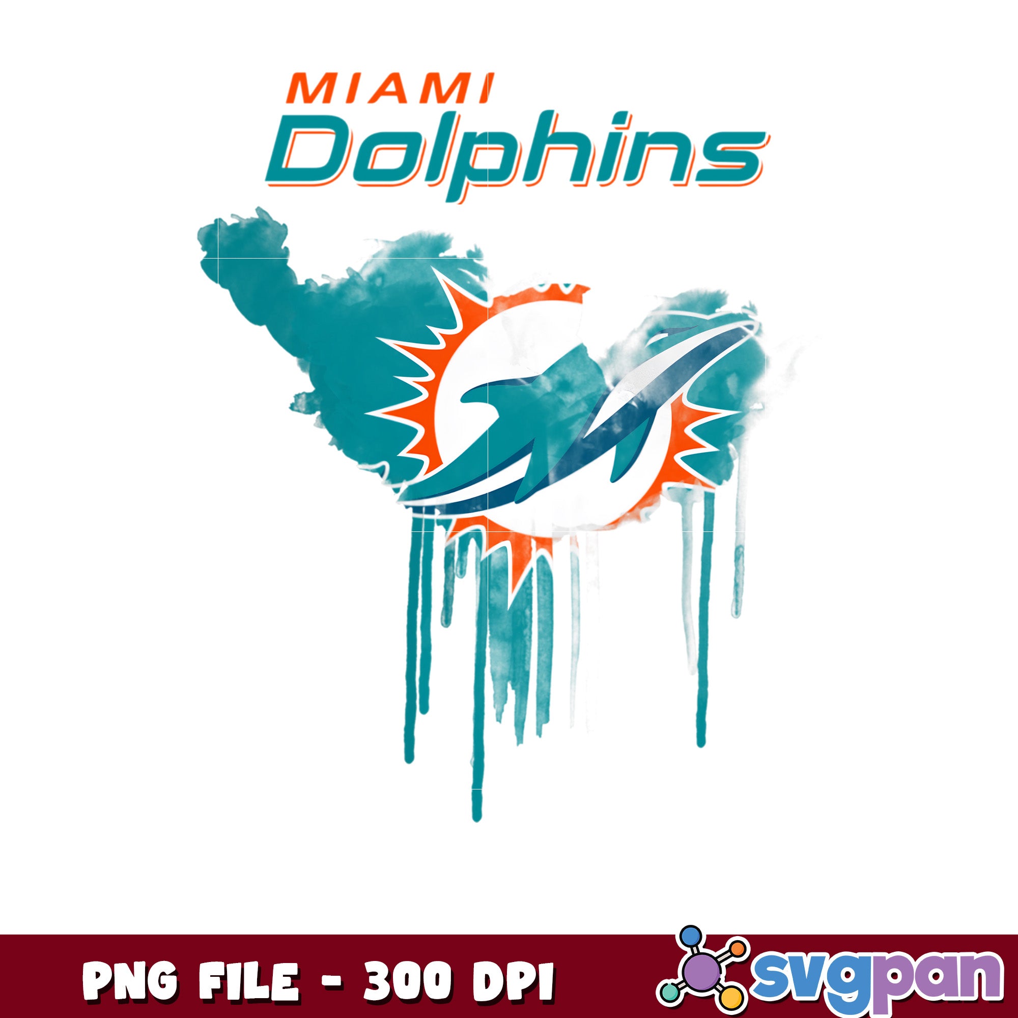 Nfl paint drip miami dolphins png, nfl teams 2025 png, national footba ...