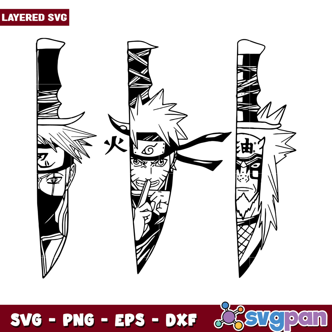 Ninja Sword SVG Design, Perfect for Craft Projects and Decor – svgpan