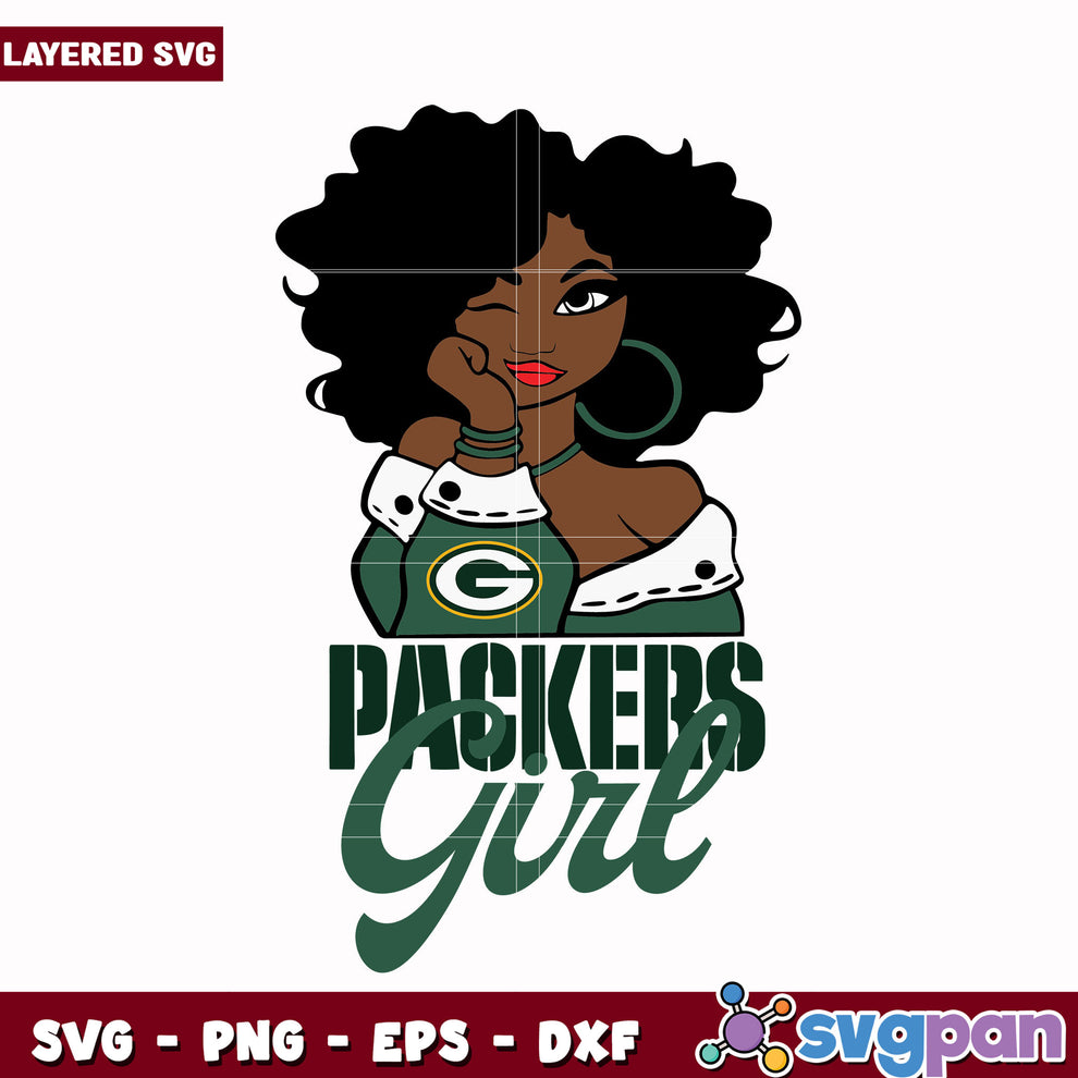Packers Girl svg, super bowl 2025 svg, nfl packers svg – svgpan