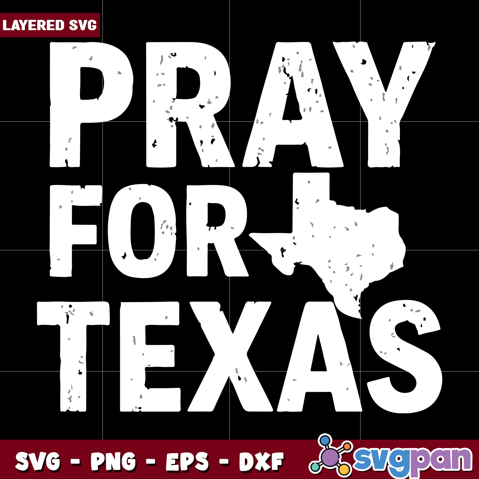 Pray for texas svg, support texas design svg, faith and strength quote ...
