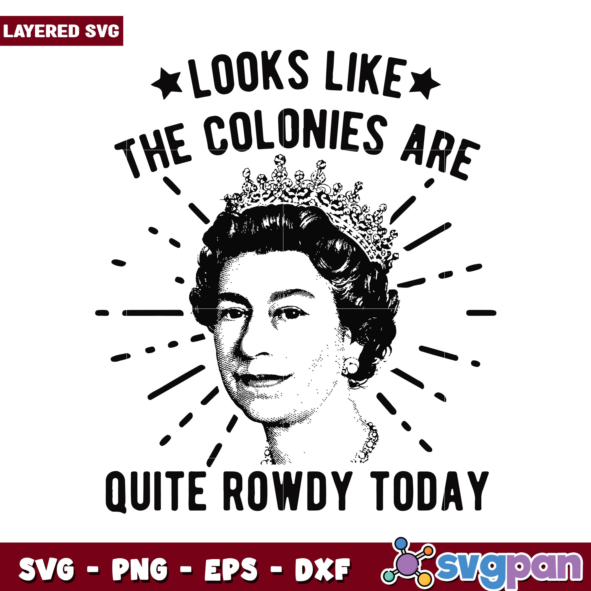 Queen SVG Design for Creative Projects, Perfect for T-Shirts and Craft ...