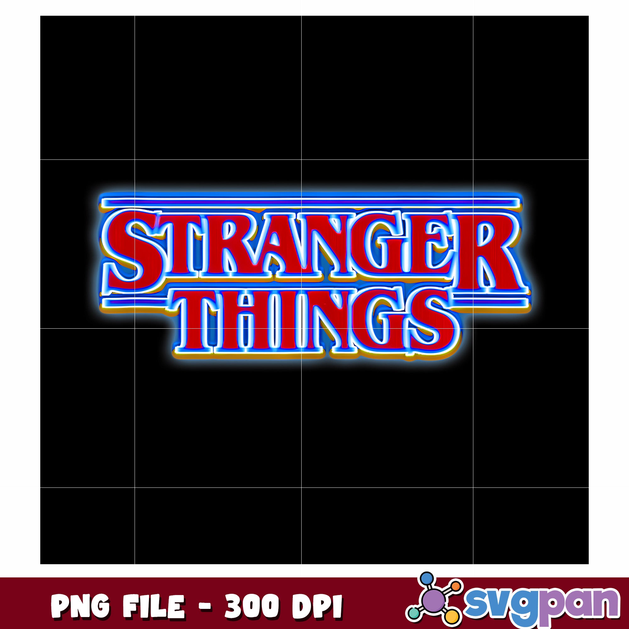Red and blue logo png, netflix stanger things png, stranger things log ...