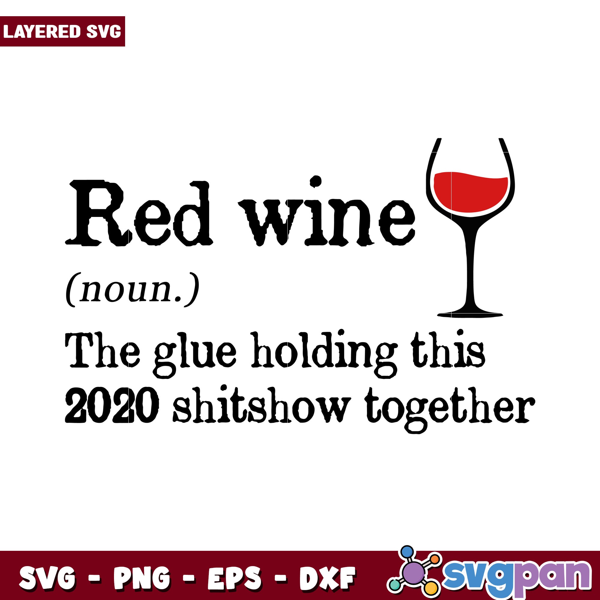Red wine design for wine lovers, perfect for creative projects – svgpan