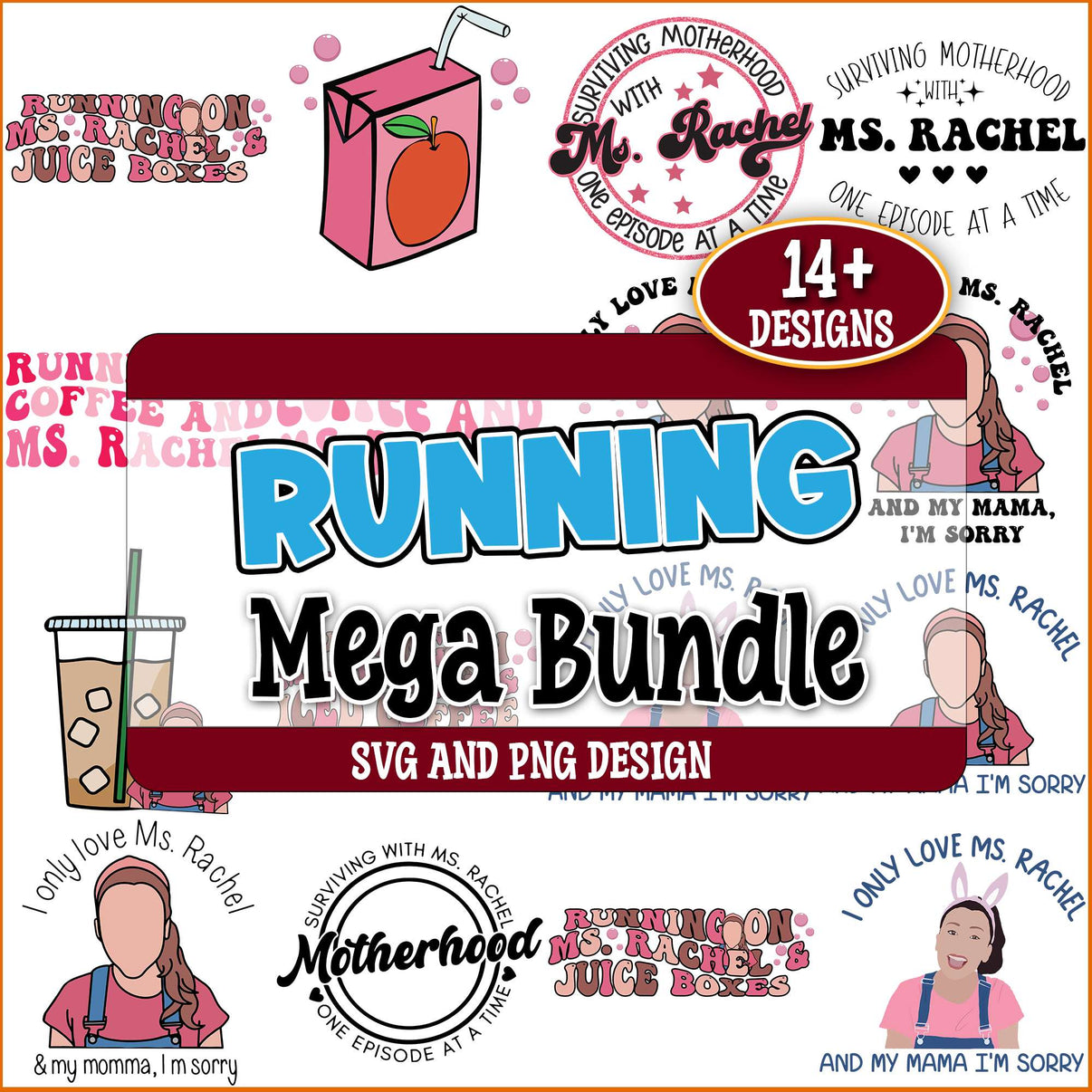 Running quotes ms rachel svg bundle, ms rachel svg, ms rachel toys svg ...
