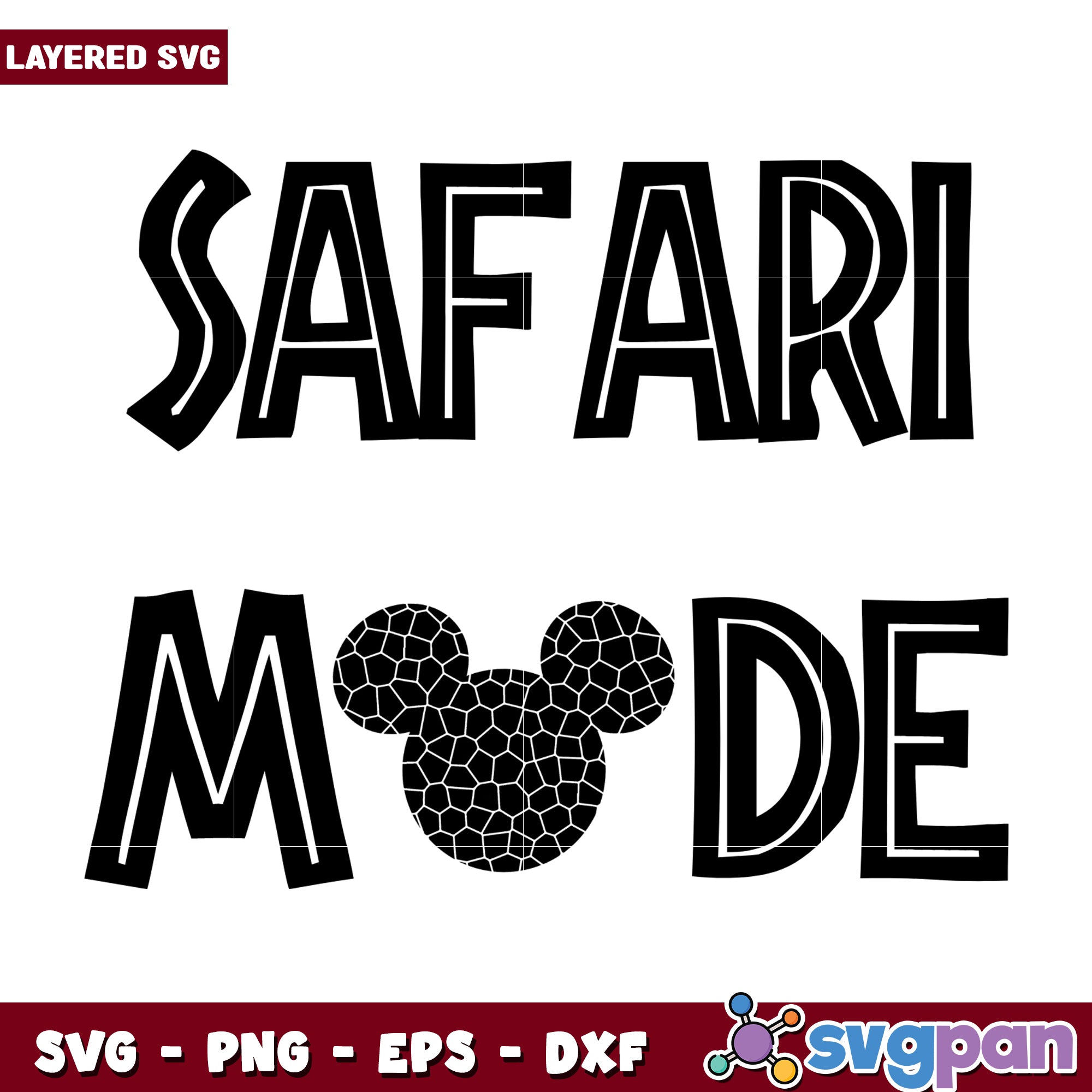 Safari Mode Mickey SVG – svgpan