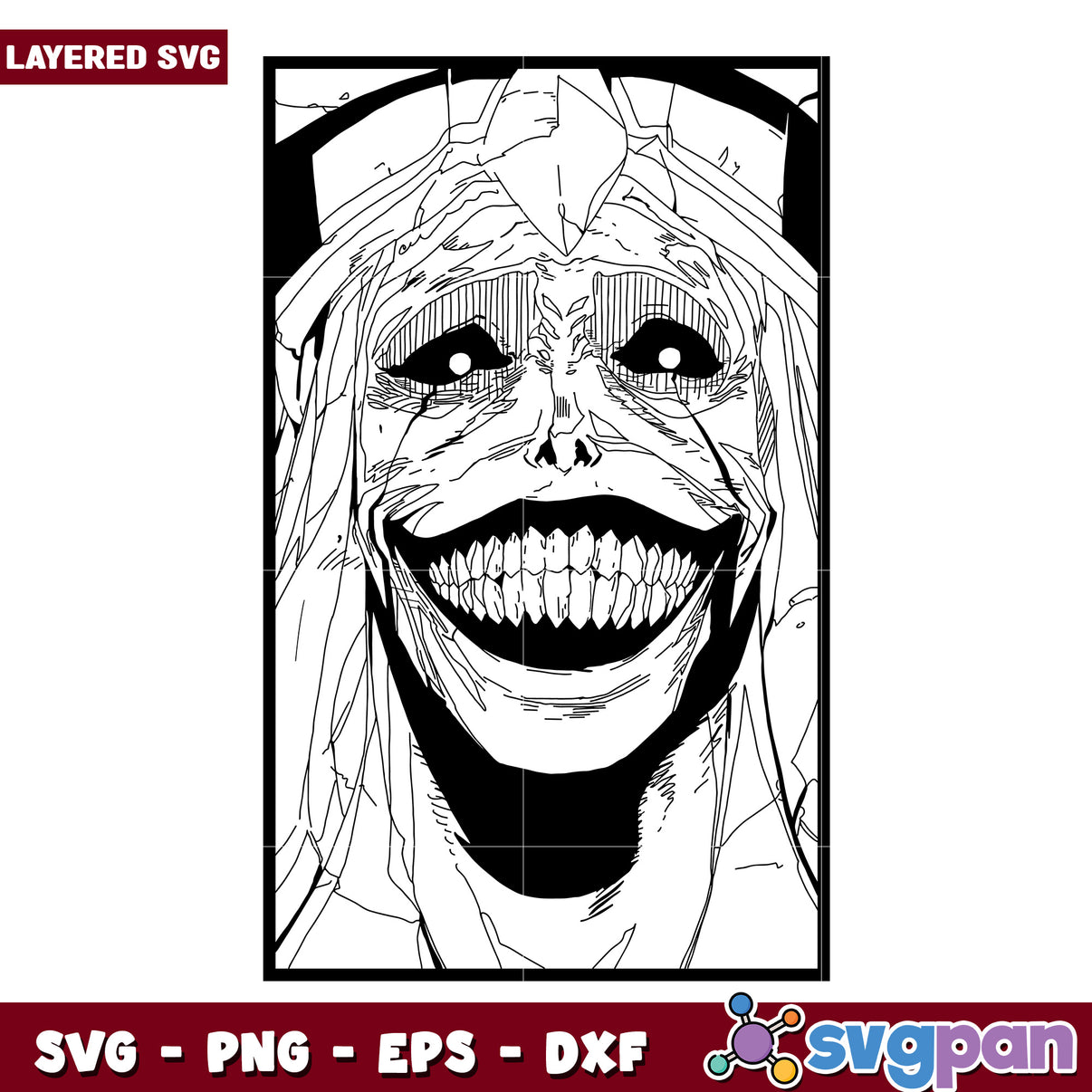 Scary evil statue svg, solo leveling characters svg, solo leveling sea ...