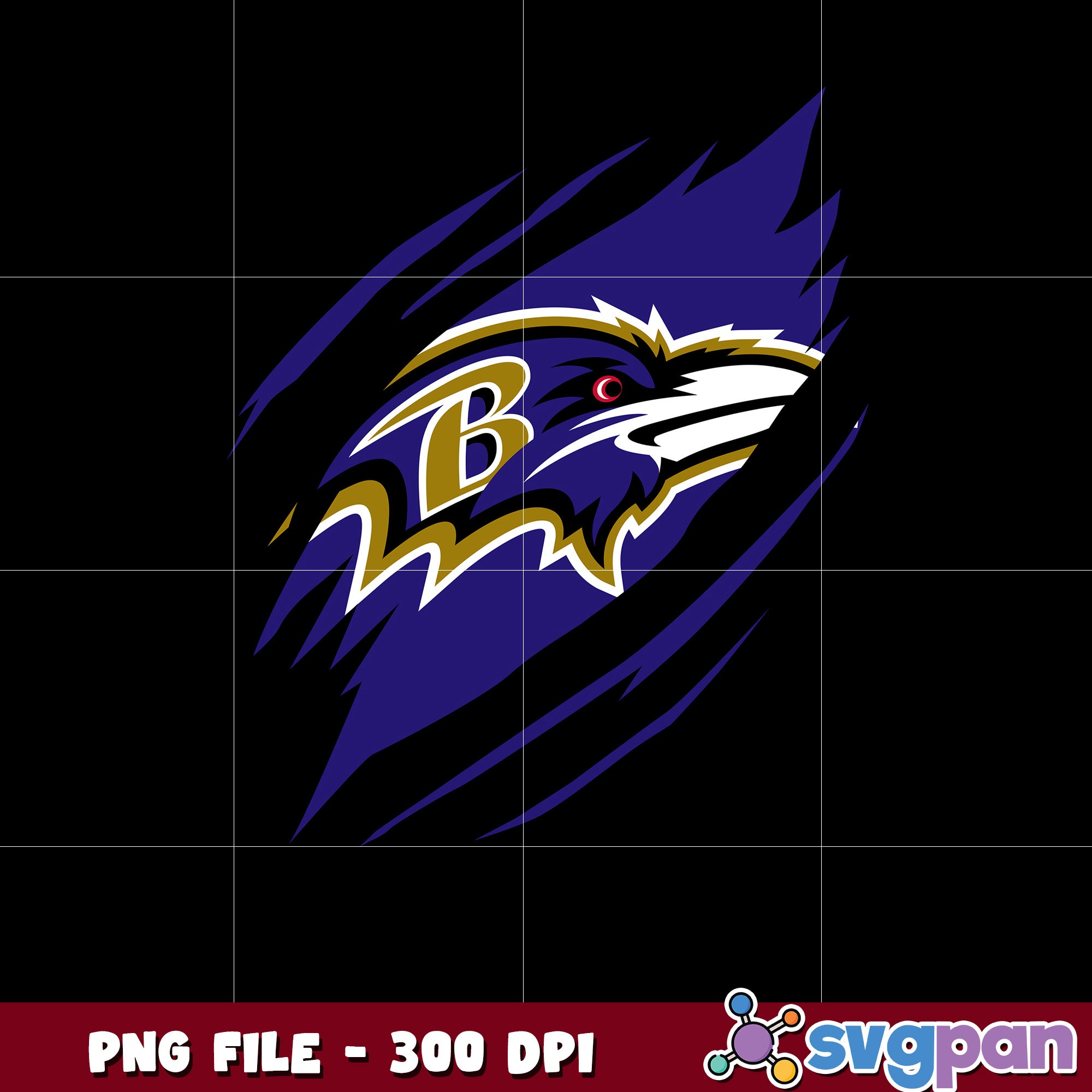 Scratch logo baltimore ravens design png, nfl teams png, super bowl pn ...